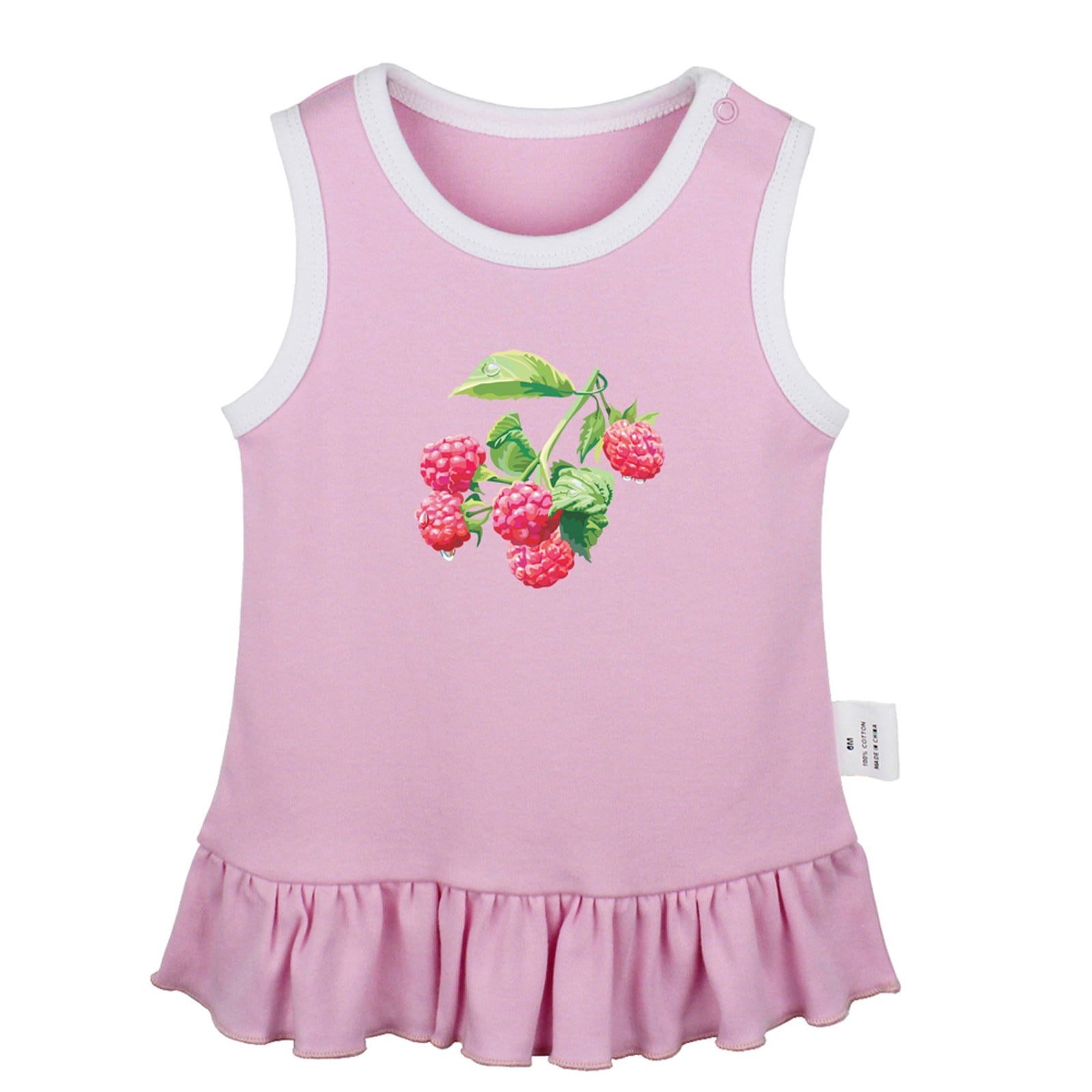 Fruit Raspberry Pattern Dresses For Baby, Newborn Babies Skirts, Infant ...
