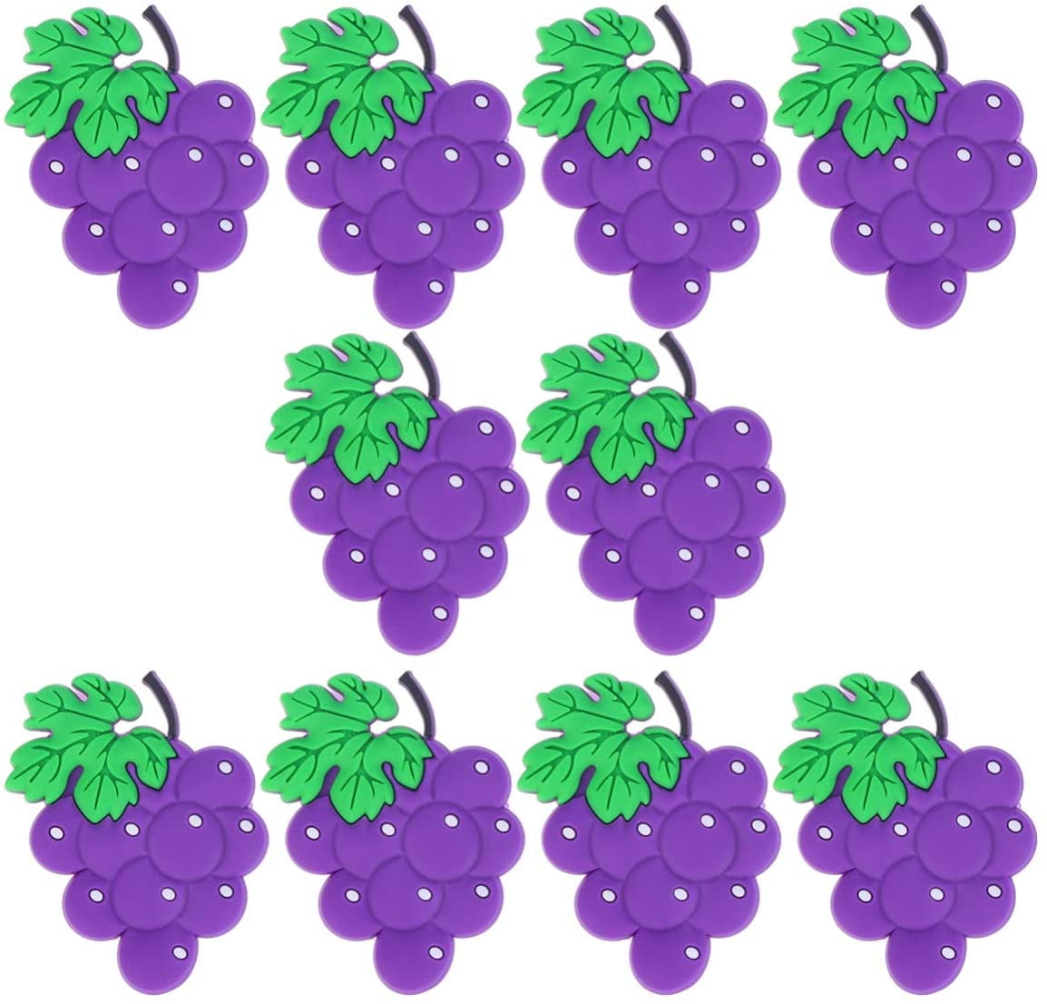 Fruit Refrigerator Magnets Grape White Board Sticker Fruit Fridge Decor ...