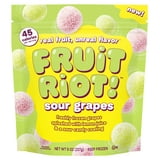 Fruit Riot Sour Candy Grapes, Made with Real Fruit, 8oz, Gluten-Free ...