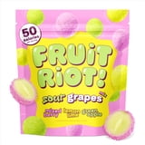 Fruit Riot Frozen Sour Candy Mixed Grapes 8oz Made with Real Fruit ...