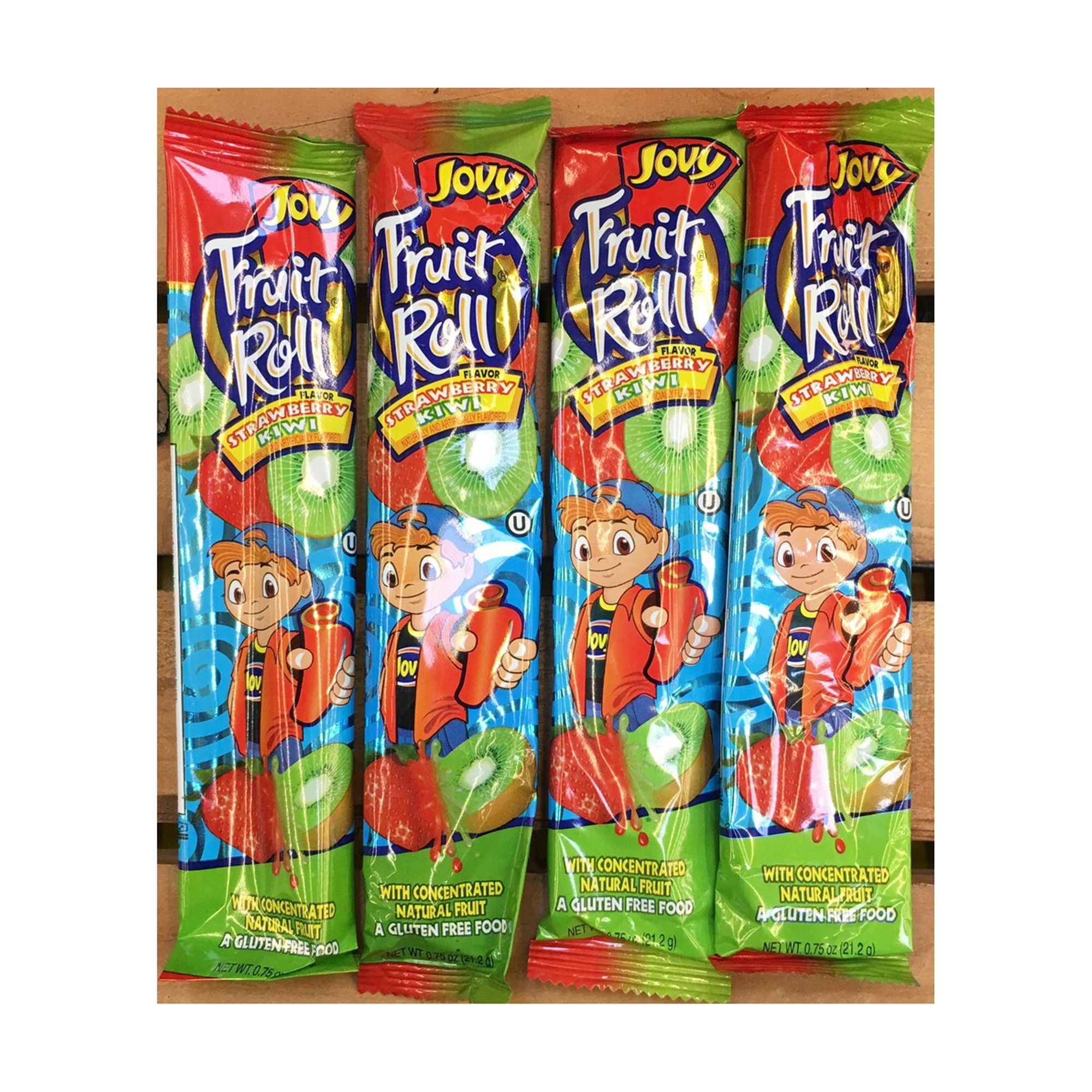 Fruit Roll, Strawberry, Kiwi (Pack of 20) - Walmart.com