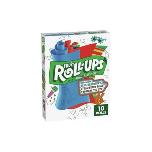 Fruit Roll-Ups Fruit Flavored Snacks, Variety Pack, Pouches, 10 Ct ...