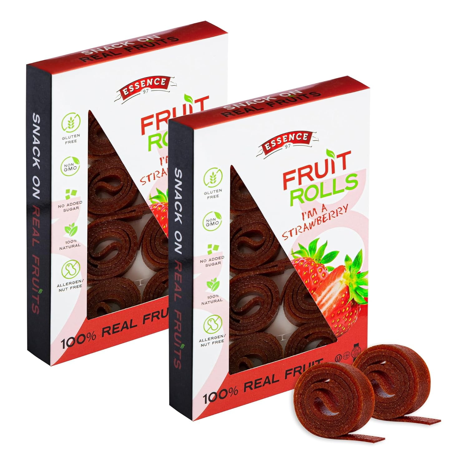 Fruit Roll Ups Healthy Snacks for Kids and Adults Vegan non-GMO no ...