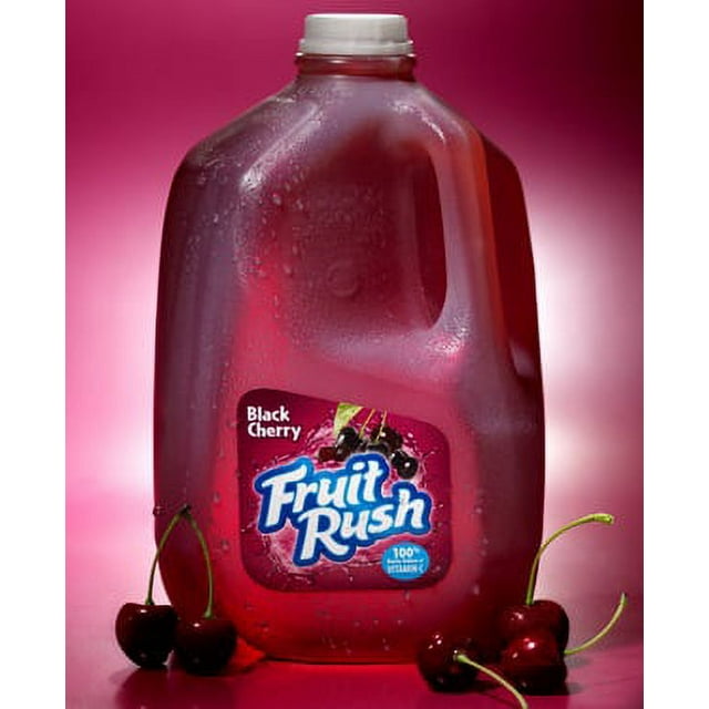 Fruit Rush Black Cherry Drink, 1 Gallon - Walmart.com