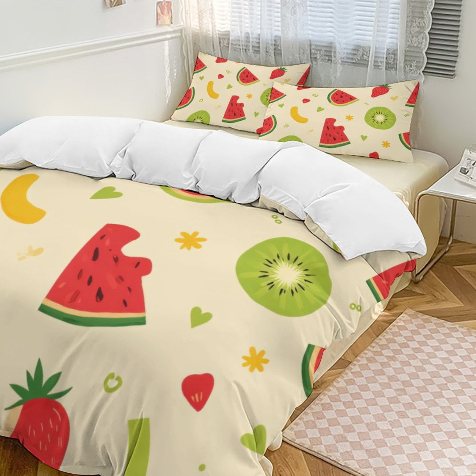 Fruit Salad Print Pattern 3D Duvet Cover Set Quilt Cover Theme of Kid ...
