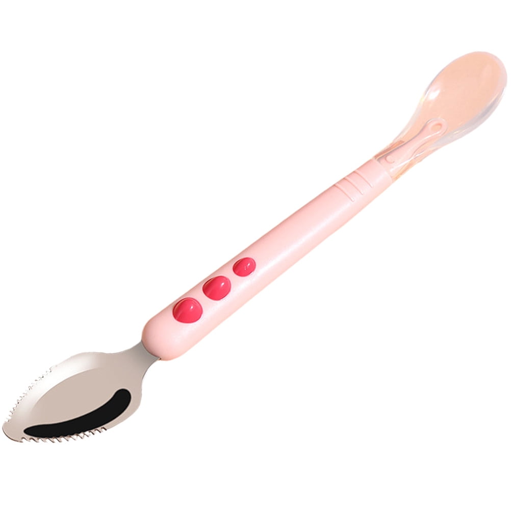 HOMEMAXS Double Head Silicone Baby Spoon Set for Infant Feeding and ...