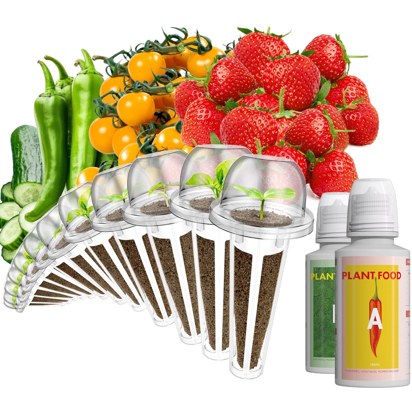 Fruit Seed Pod Kit with 12 AIS1 Pods for AeroGarden, idoo, Ahopegarden ...