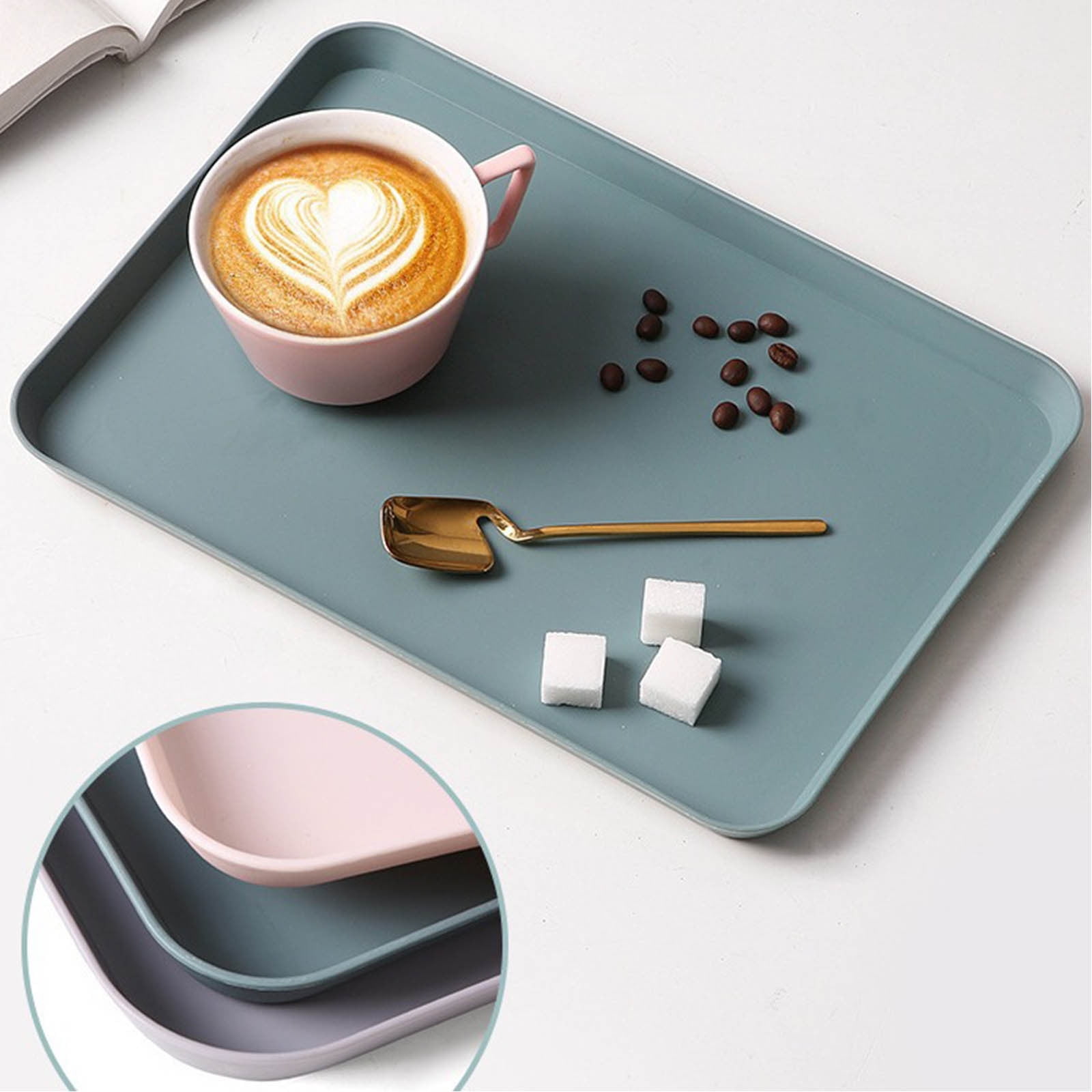Fruit Serving Tray, Kitchen Food Platter, Stainless Steel Construction ...