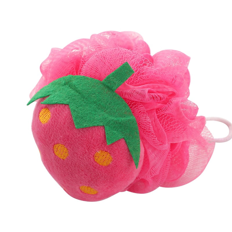 Fruit Shape Bath Flower Main Bath Ball Large Anti-loose Bath Flower Rub ...