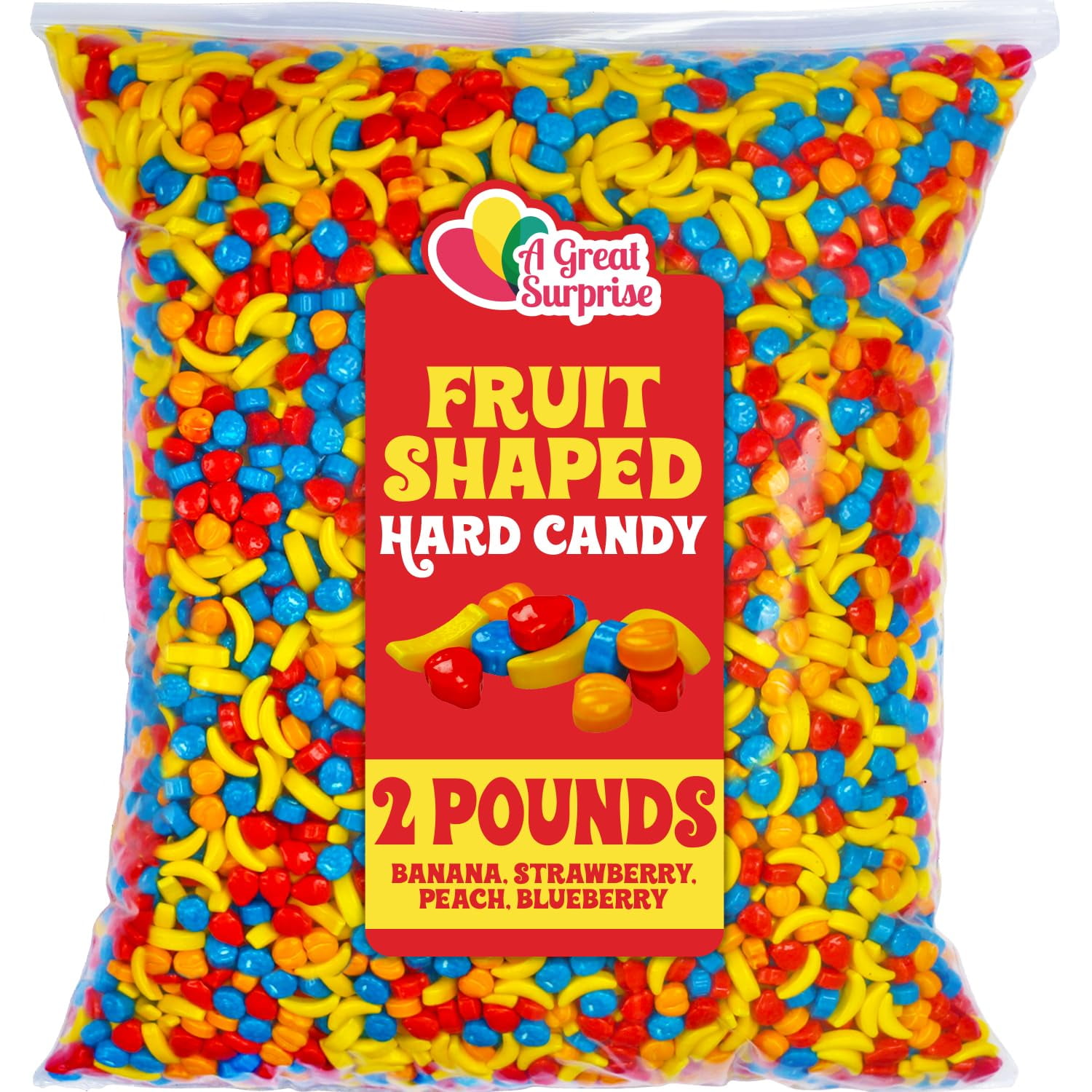 Fruit Shaped Hard Candy - 2 Pounds - Kids Candies for Buffet ...