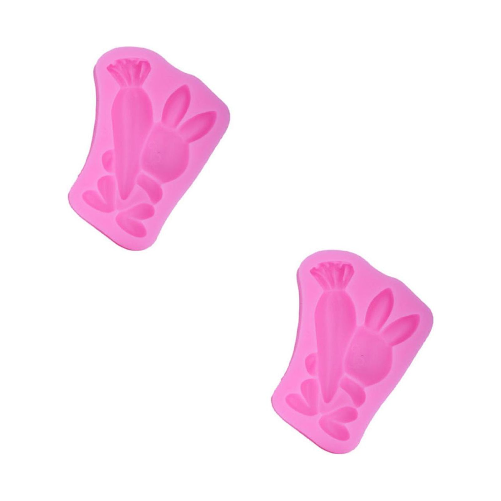 Fruit Shaped Silicone Molds Rabbit Carrot Silicone Mould Fondant Cake ...