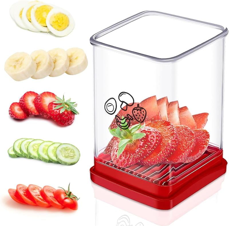 Fruit Slicer, Stainless Steel Cup Slicers, Vegetable Slicer for ...