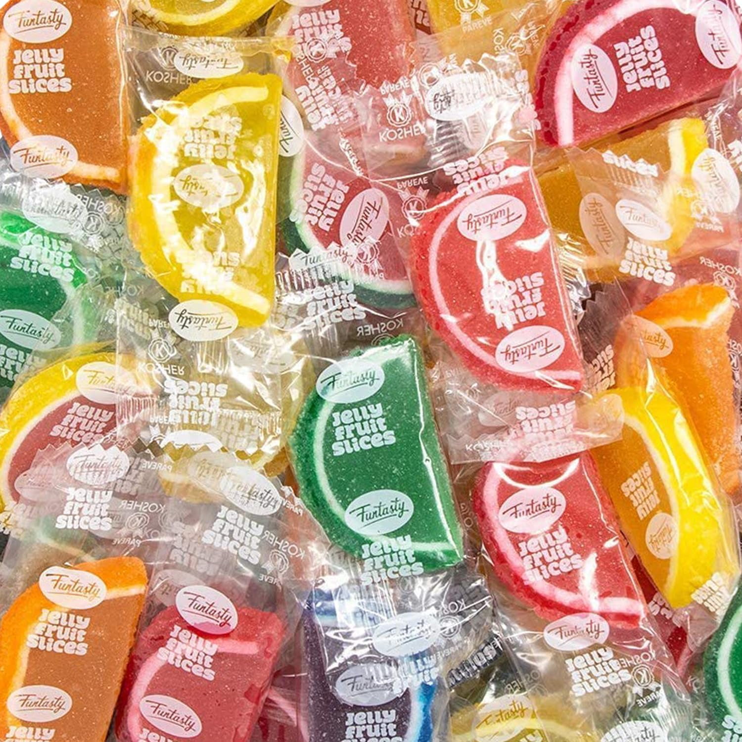 Fruit Slices - 2 Pound Bulk Pack - Jelly Candy - Assorted Flavors ...