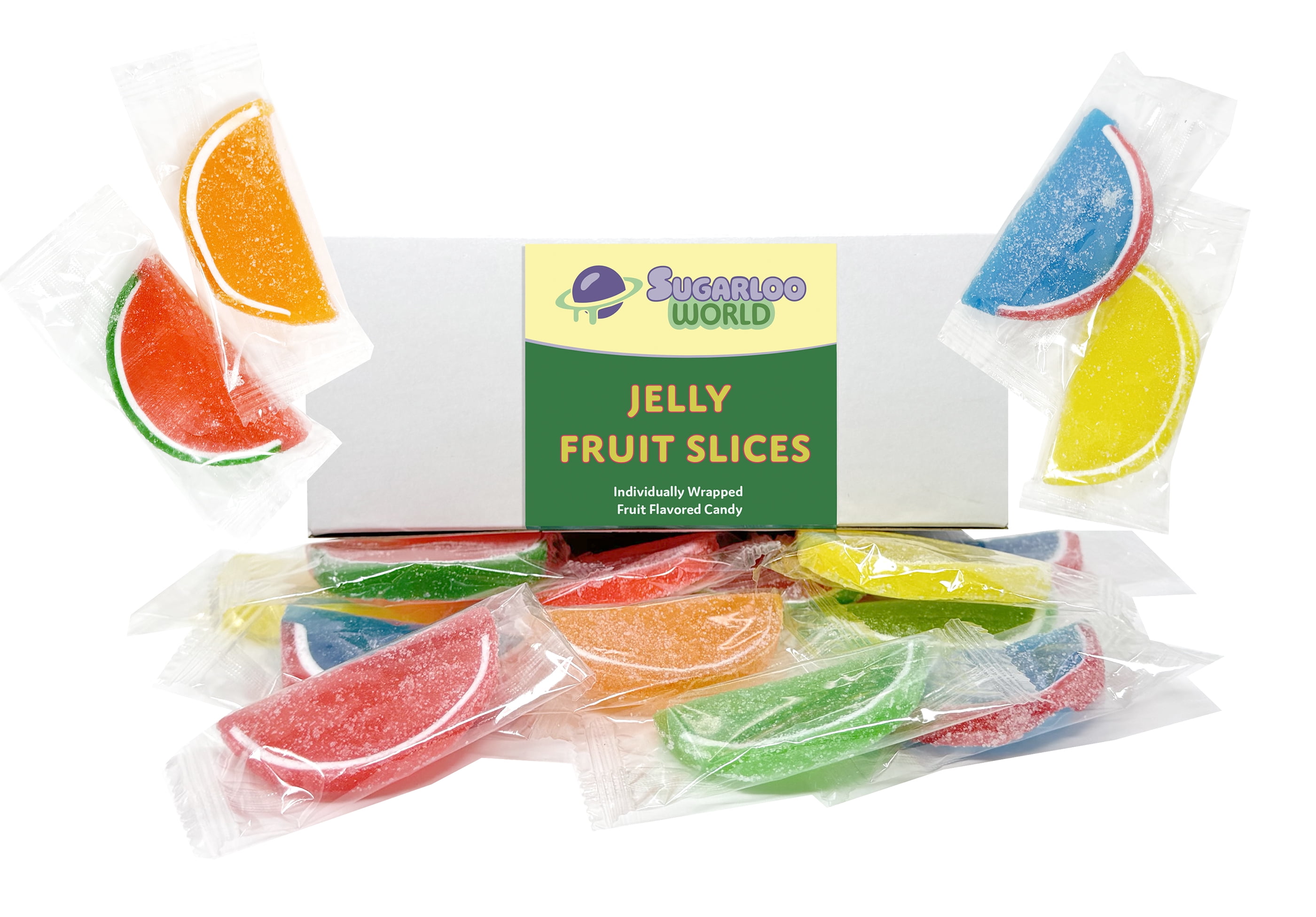 Fruit Slices Jelly Candy, Assorted Flavors, Soft Fruit Jelly ...