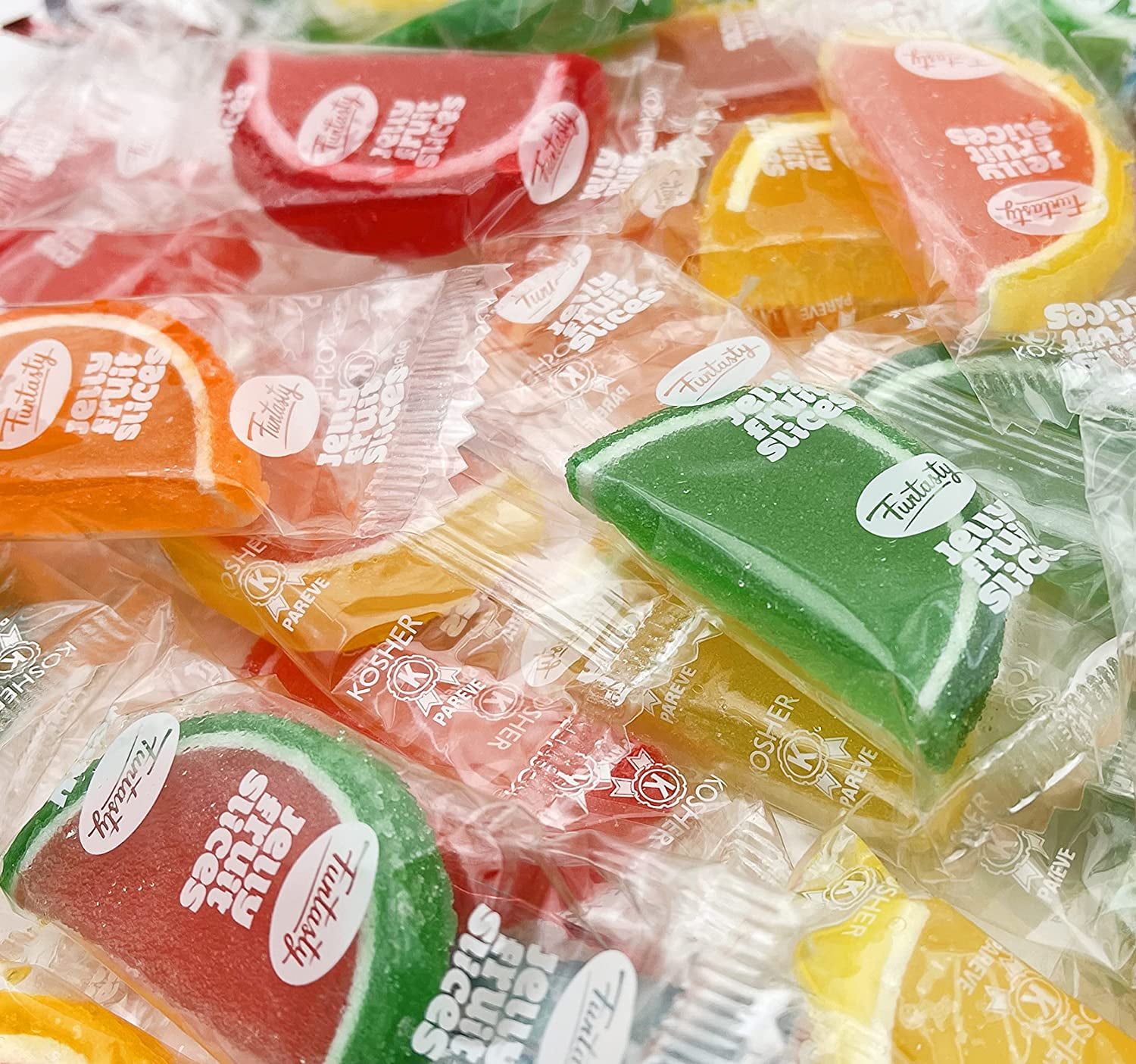 Fruit Slices Jelly Candy, Individually Wrapped, Assorted Flavors, Bulk ...
