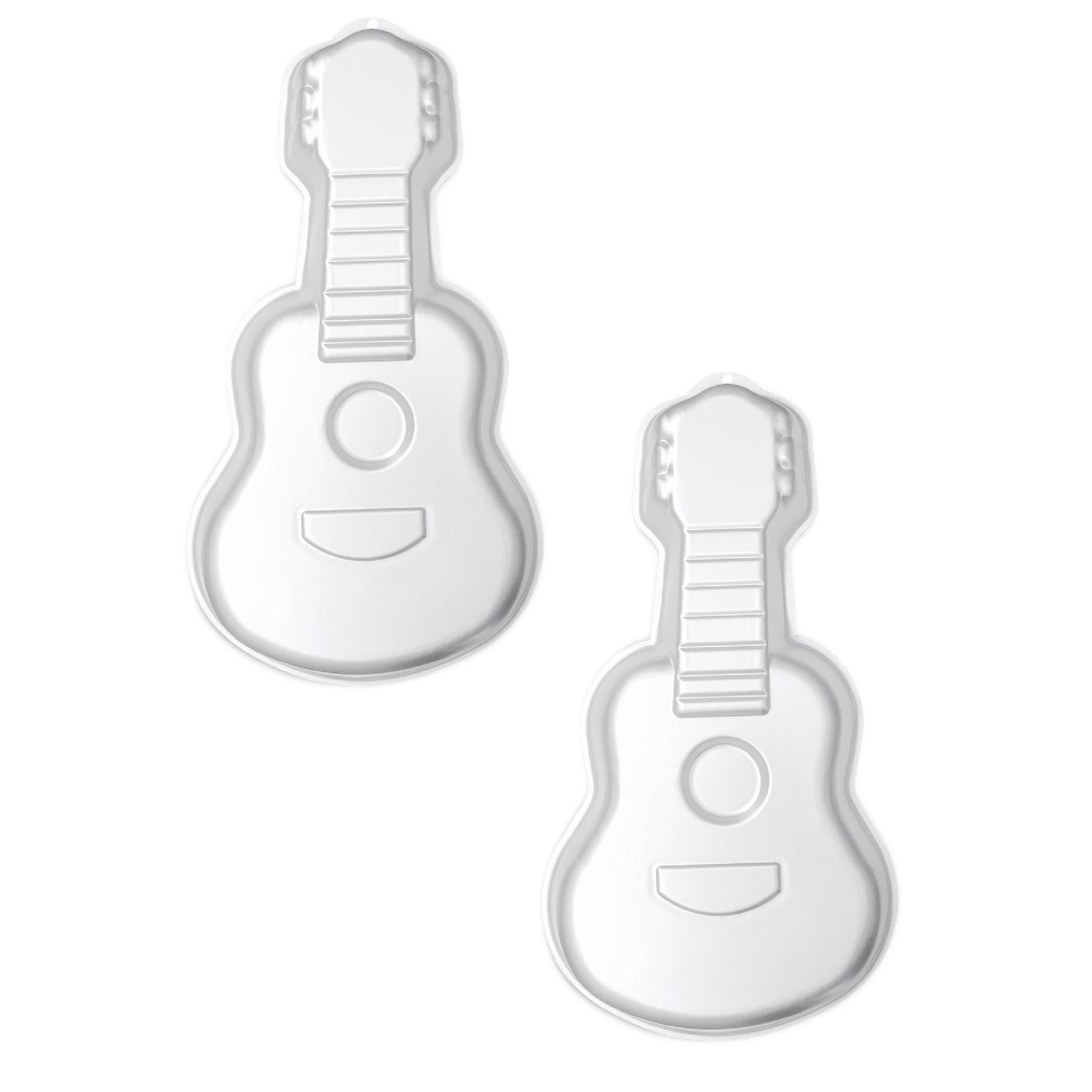 Fruit Snack Molds Silicone Guitar Cake Decoration Aluminum Cake Baking ...