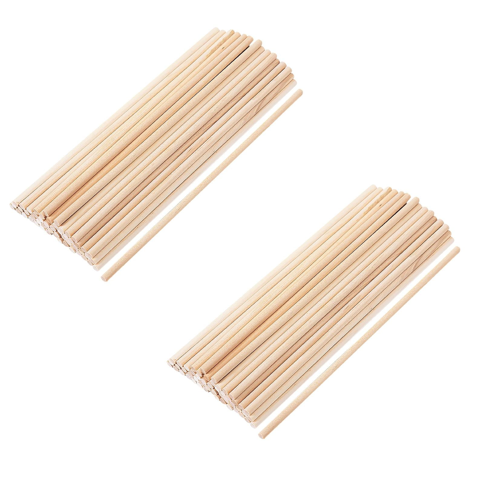 Fruit Snack Molds Silicone Wood Sticks For Crafting,Unfinished Natural ...