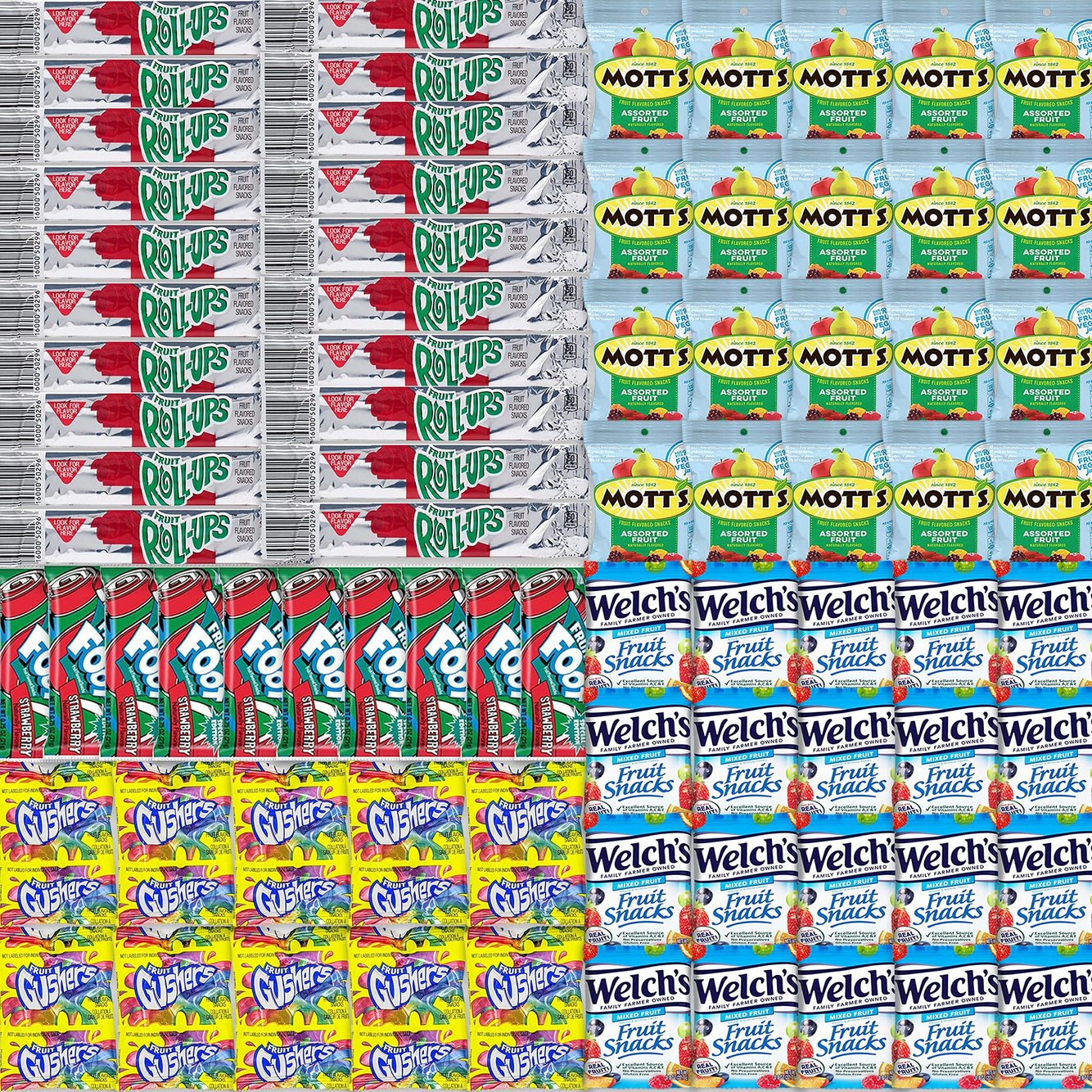 Fruit Snacks Variety Pack 80 Count - Includes Motts Medleys Fruit ...