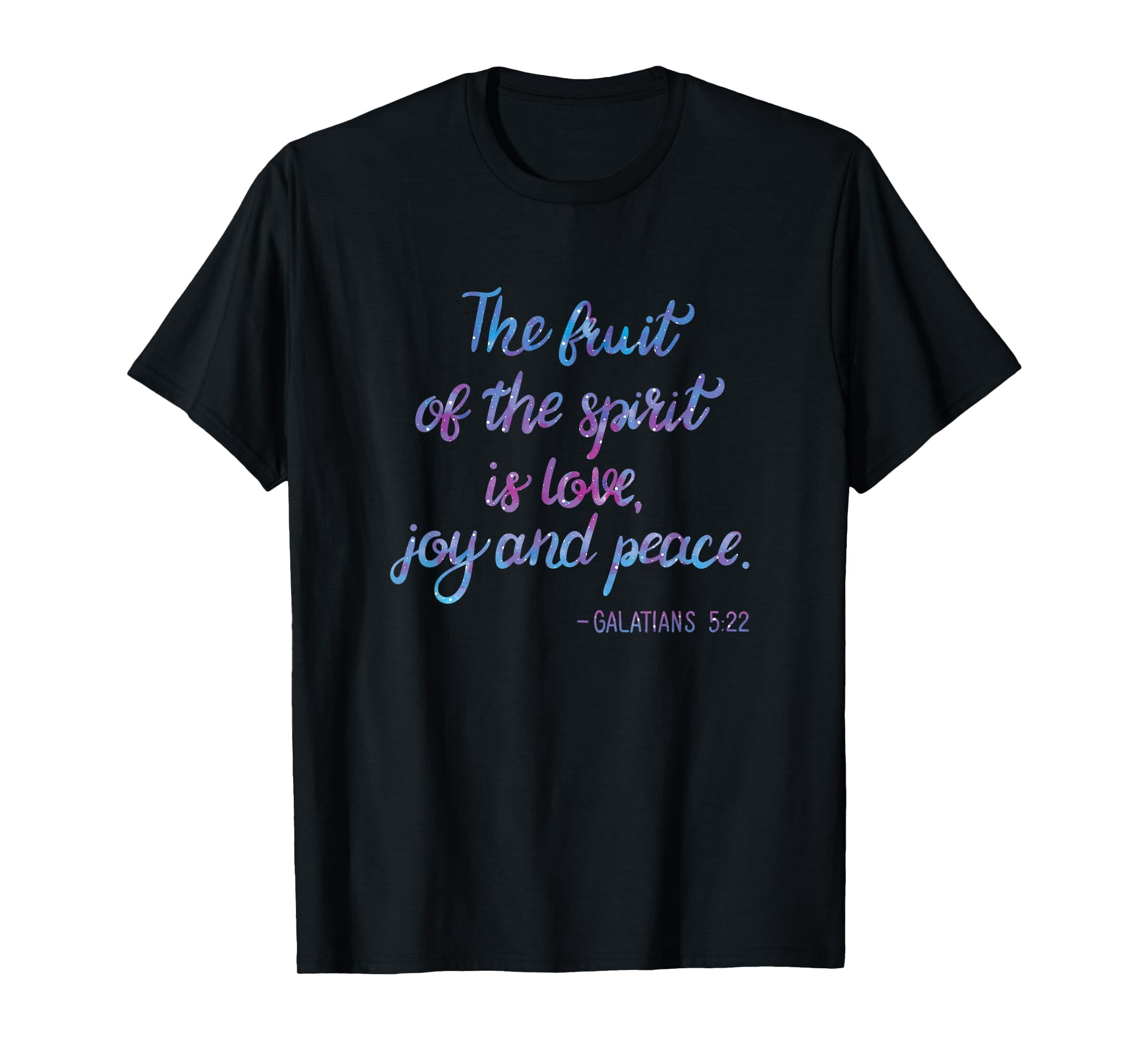 Fruit Spirit Love Joy Peace Bible Verse Trust Lord God Jesus T-Shirt ...
