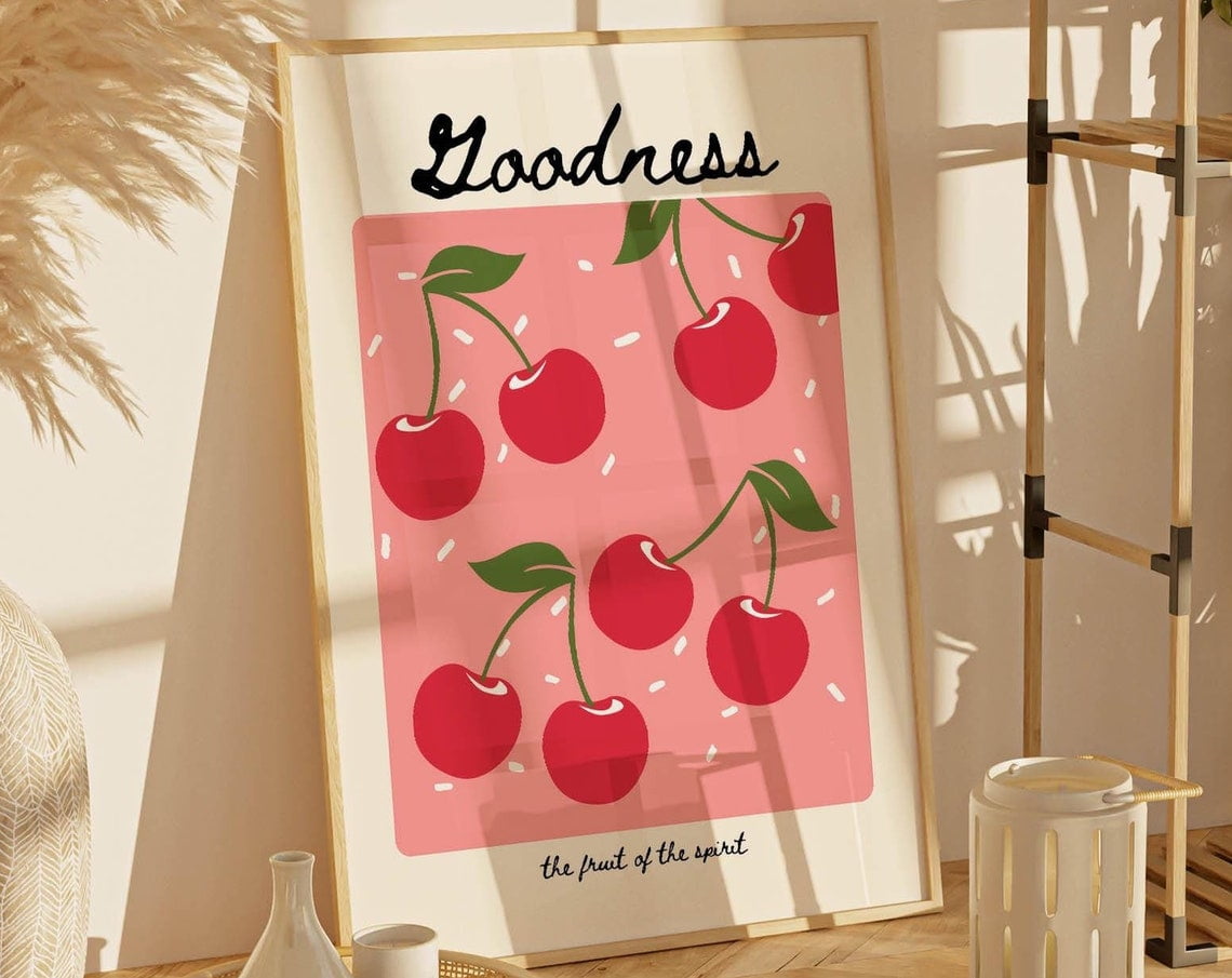 Fruit Of The Spirit Wall Art For Dining Room Christian Wall Decor ...