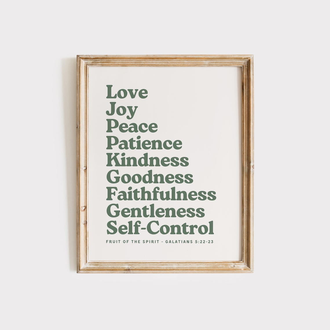 Fruit Of The Spirit Wall Art, Galatians 5, Christian Wall Art, Bible ...