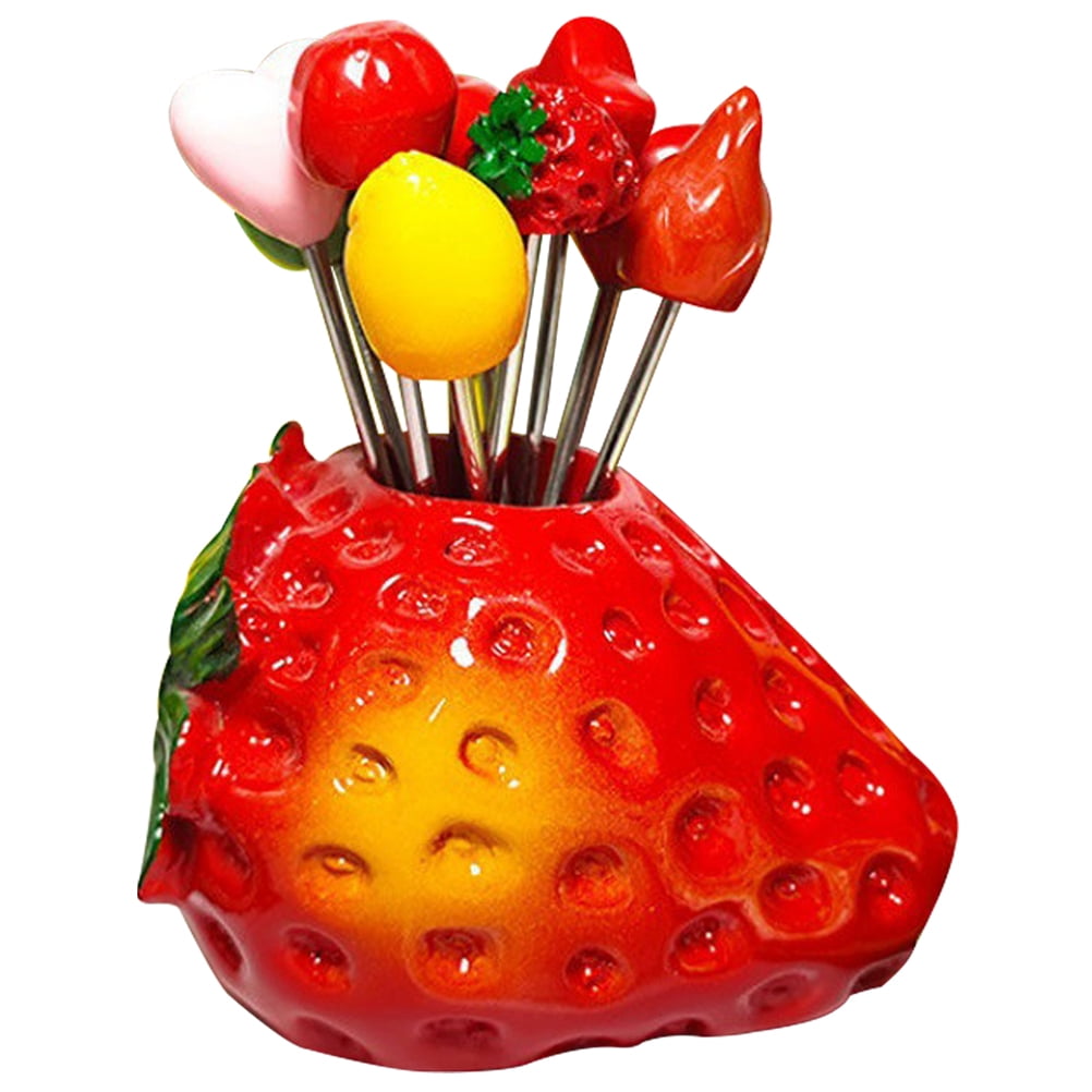 Fruit Stick Appetizers Handle Forks Small Forks Heart Forks Cocktail ...