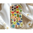 Fruit Sticker Collage Trendy Summer Aesthetic Phone Case for iPhone 17 ...