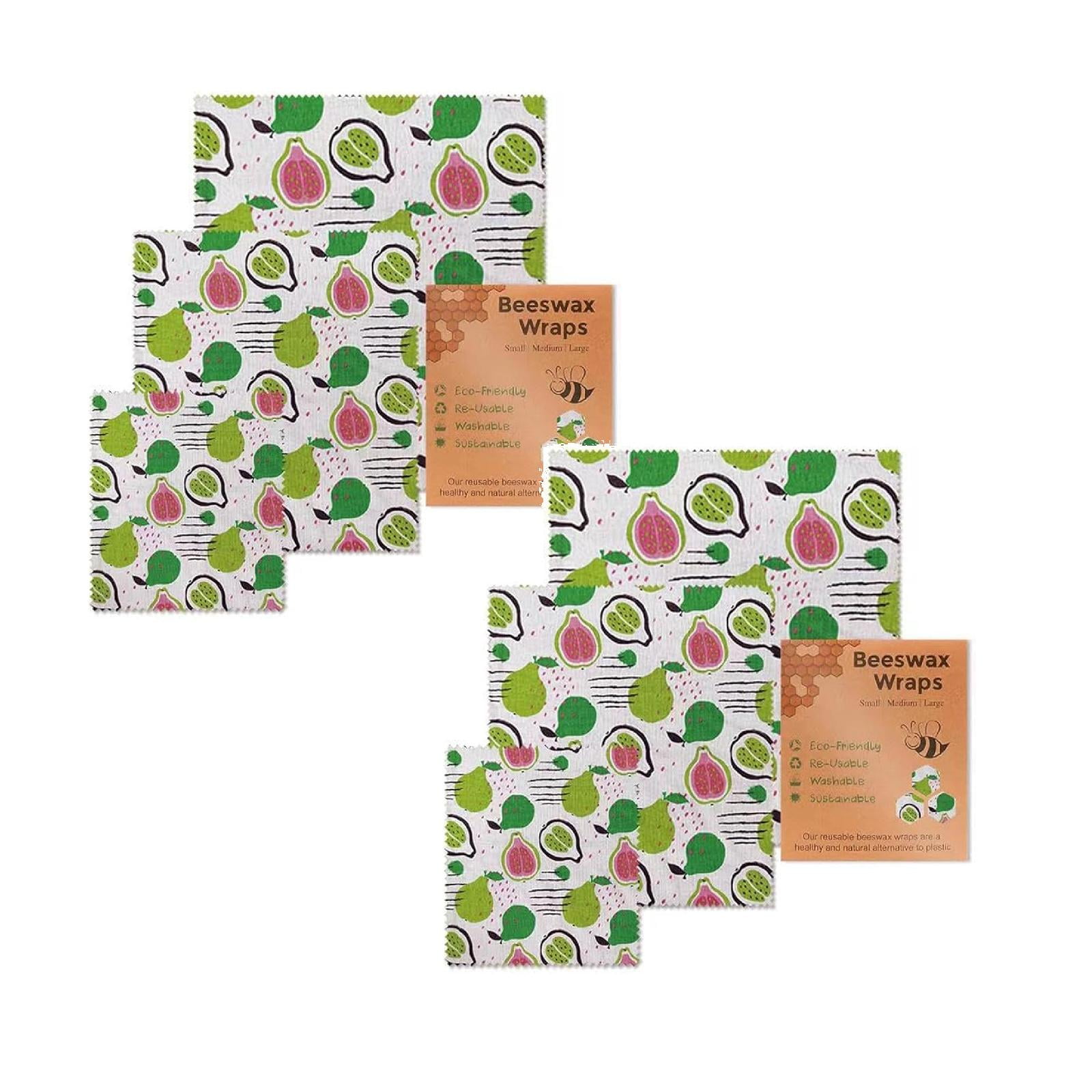 Fruit Storage Containers For Fridge Beeswax Wraps For Food 3 Reusable ...