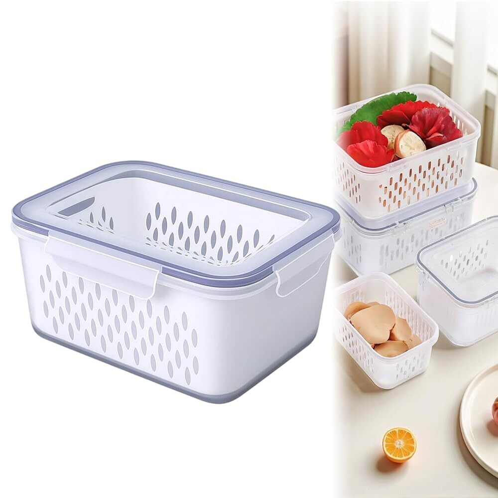 Fruit Storage Containers for Fridge,Refrigerator Organizers and Storage ...