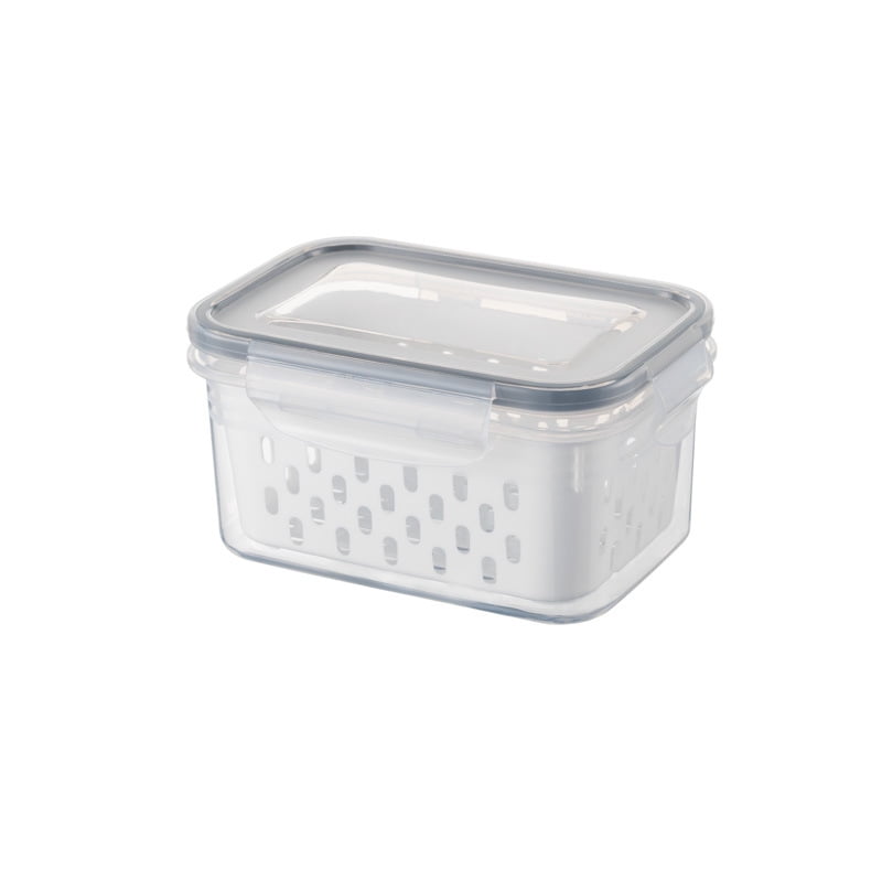 Fruit Storage Containers for Fridge with Removable Colander, Airtight ...