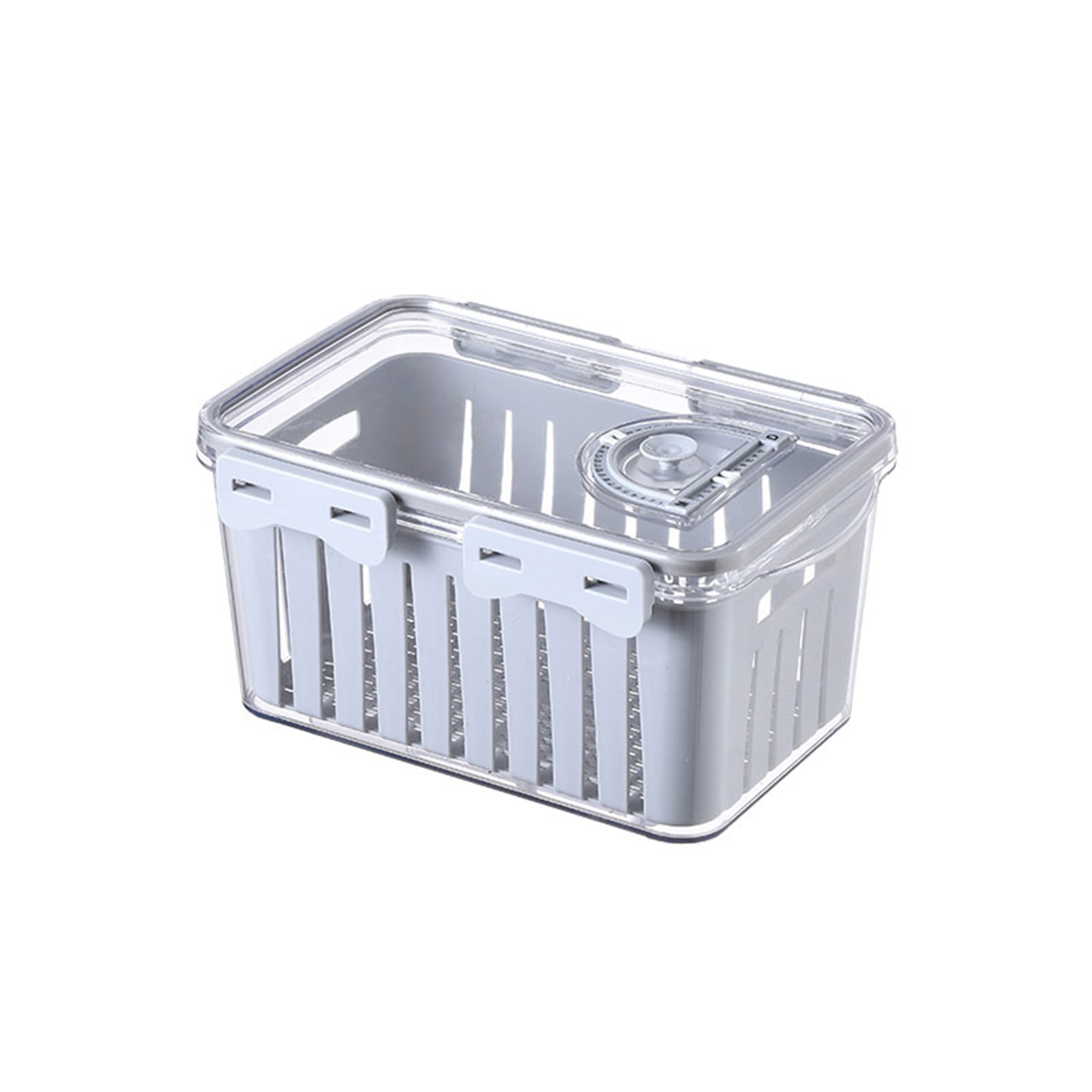 Fruit Storage Containers with Colanders Airtight Drain Box BPA-Free ...