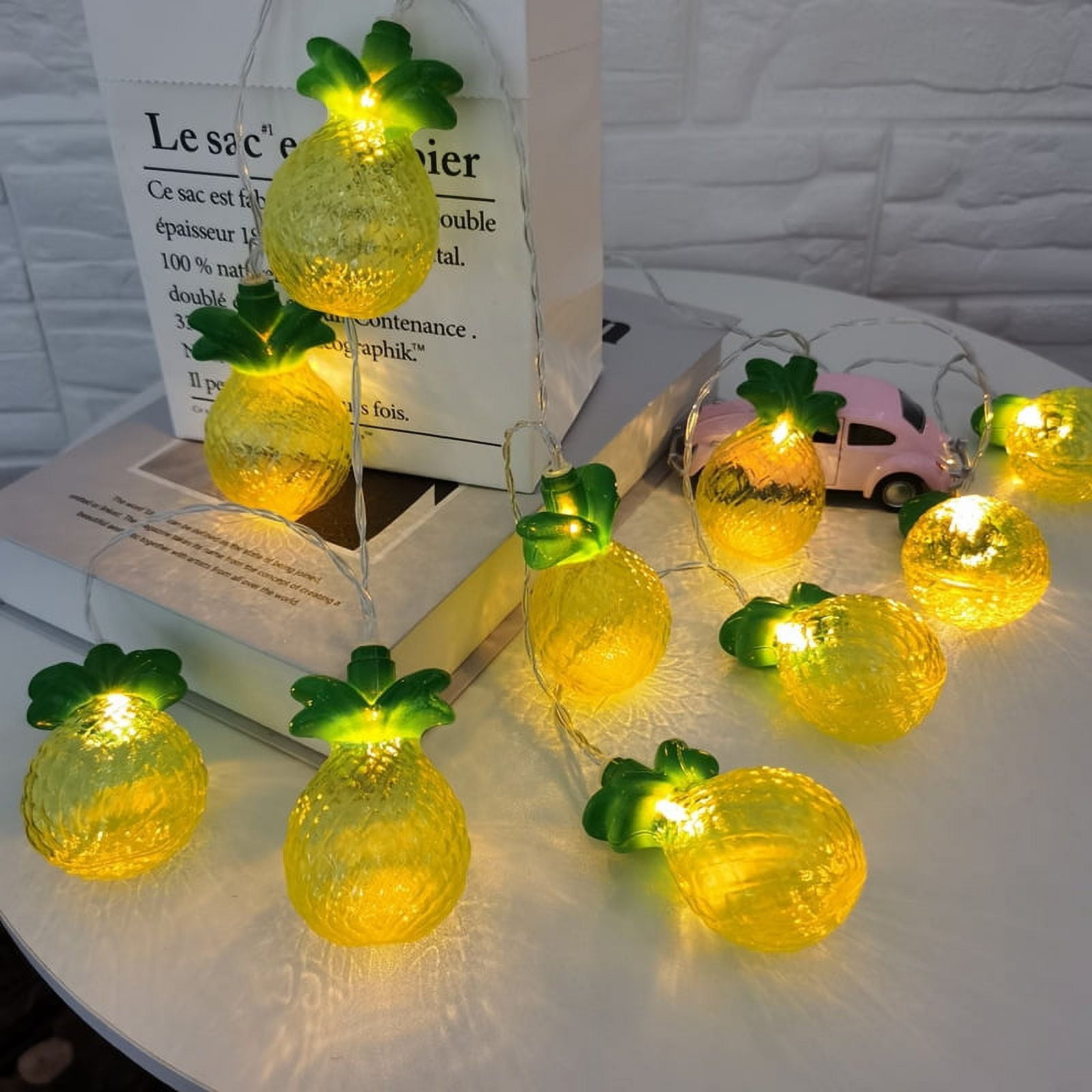 Fruit String Lights Battery Powered Indoor Outdoor Lighting Lamp ...