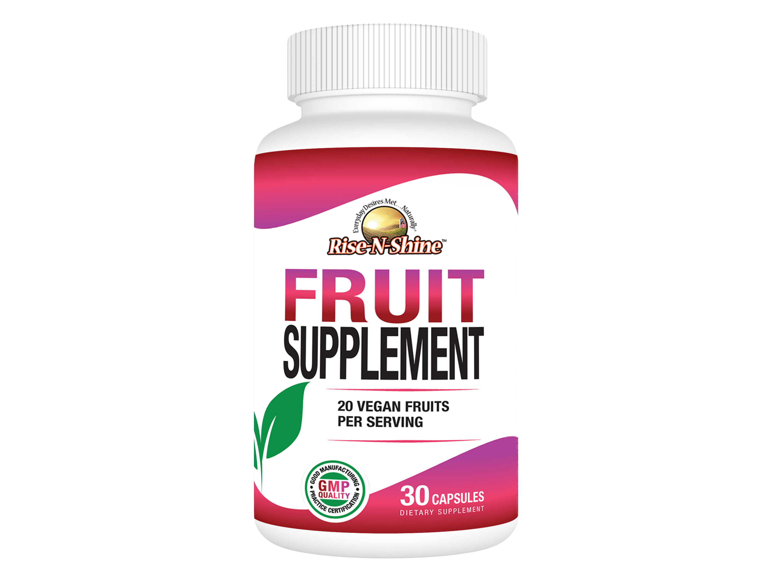 Rise-N-Shine Vegan Superfruit Supplement with Acai, Mango, Goji Berry ...