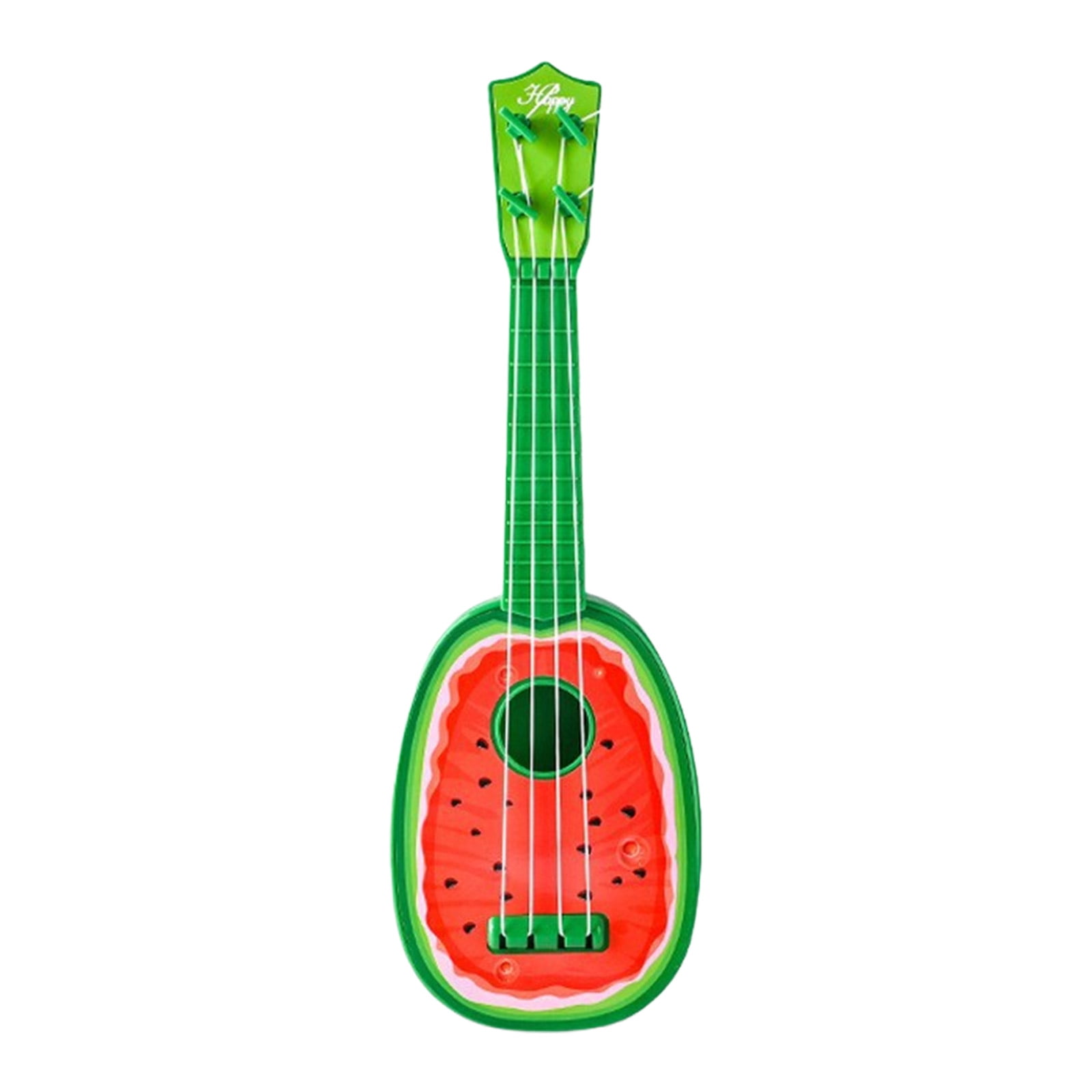 Fruit Theme Ukulele Toy with 4 Strings Design Enhancing Fine Motor ...