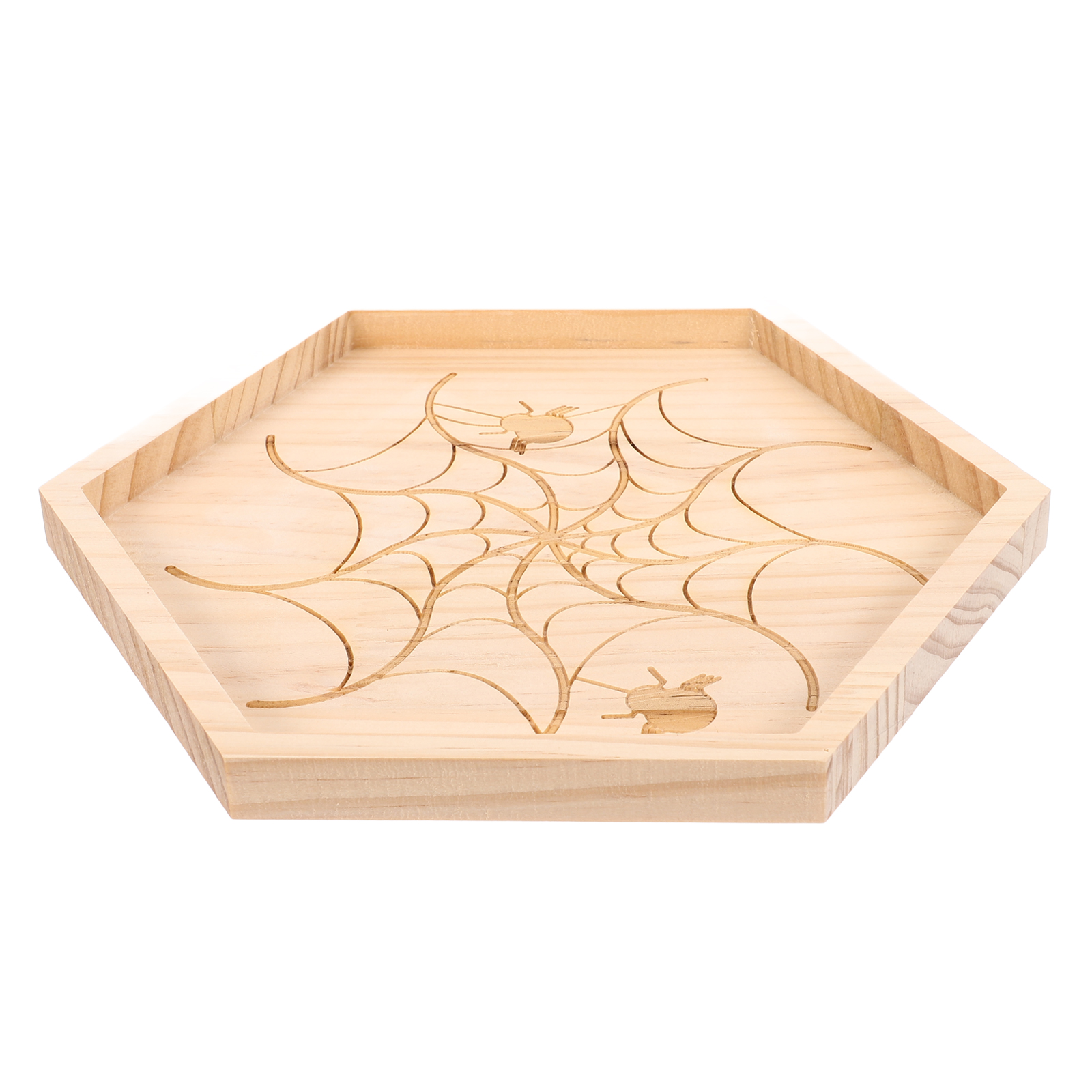 Fruit Tray Dessert Serving Wooden Plate Halloween Food Dinner Container ...