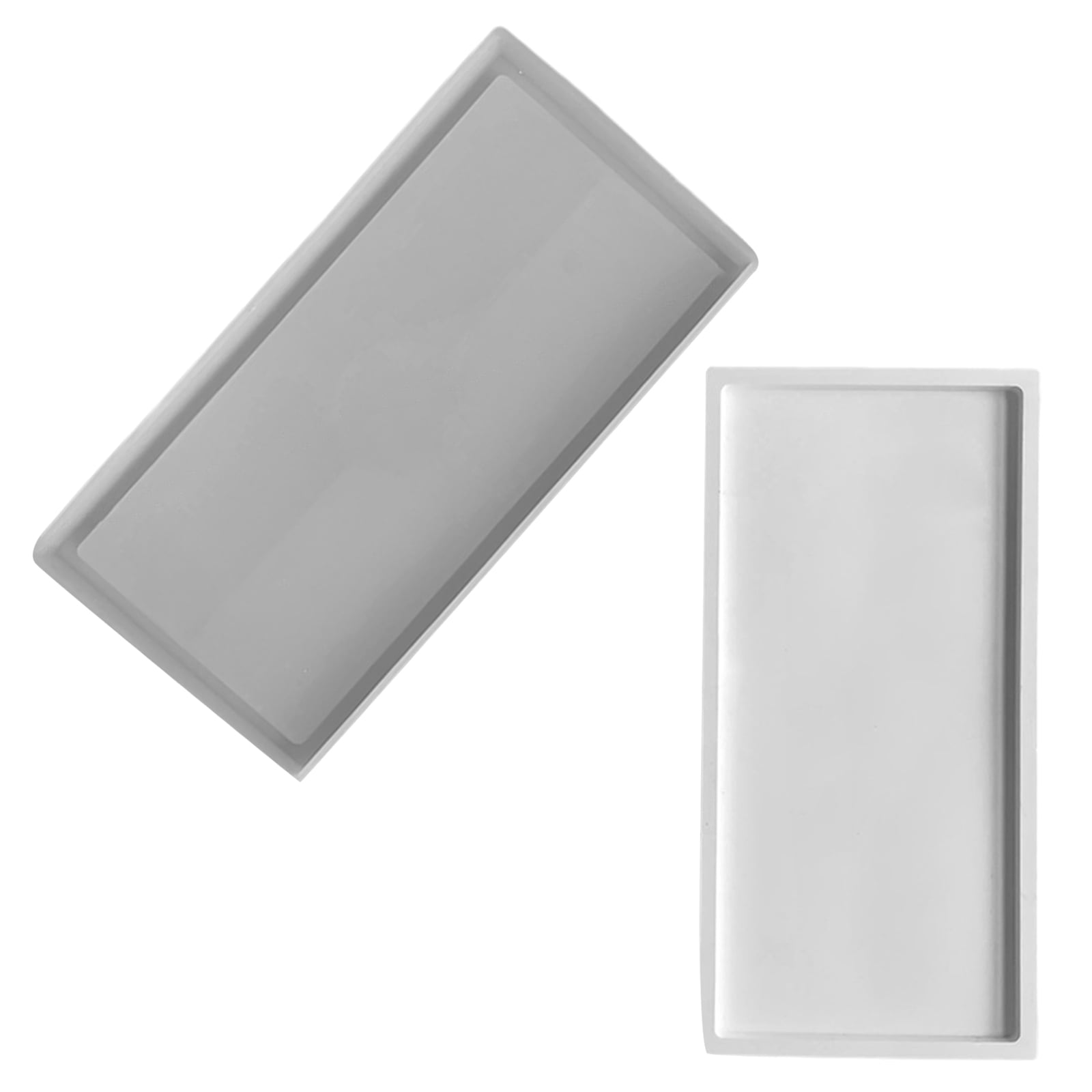 Fruit Tray Molds Silicone Resin Plate Moulds Rectangular Jewelry Dish ...