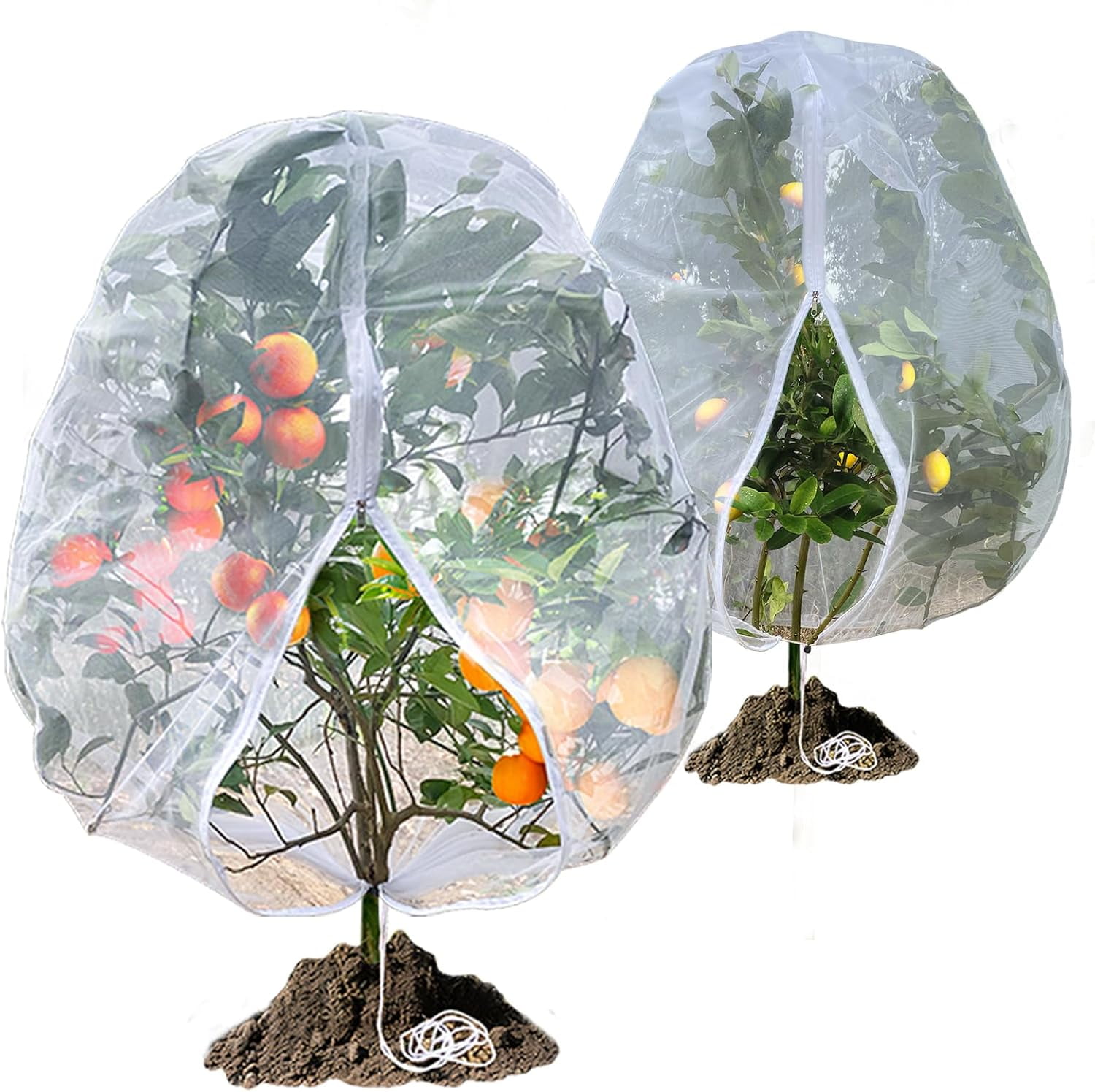 Fruit Tree Netting, 3.9 x 3.3 FT Blueberry Bush Netting Cover with ...