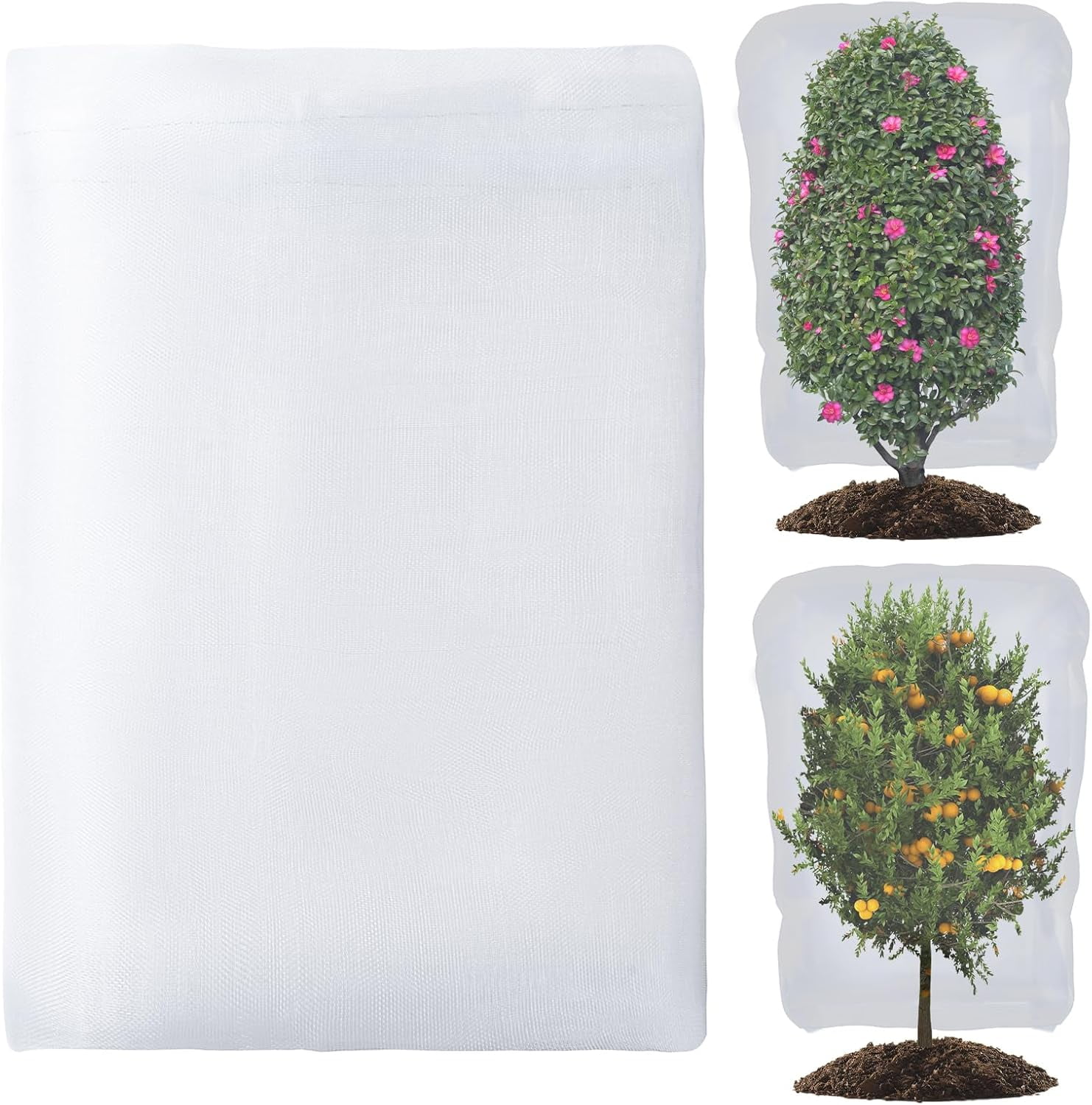 Fruit Tree Netting Cover, 2 Pack Bird Netting for Garden Protection ...