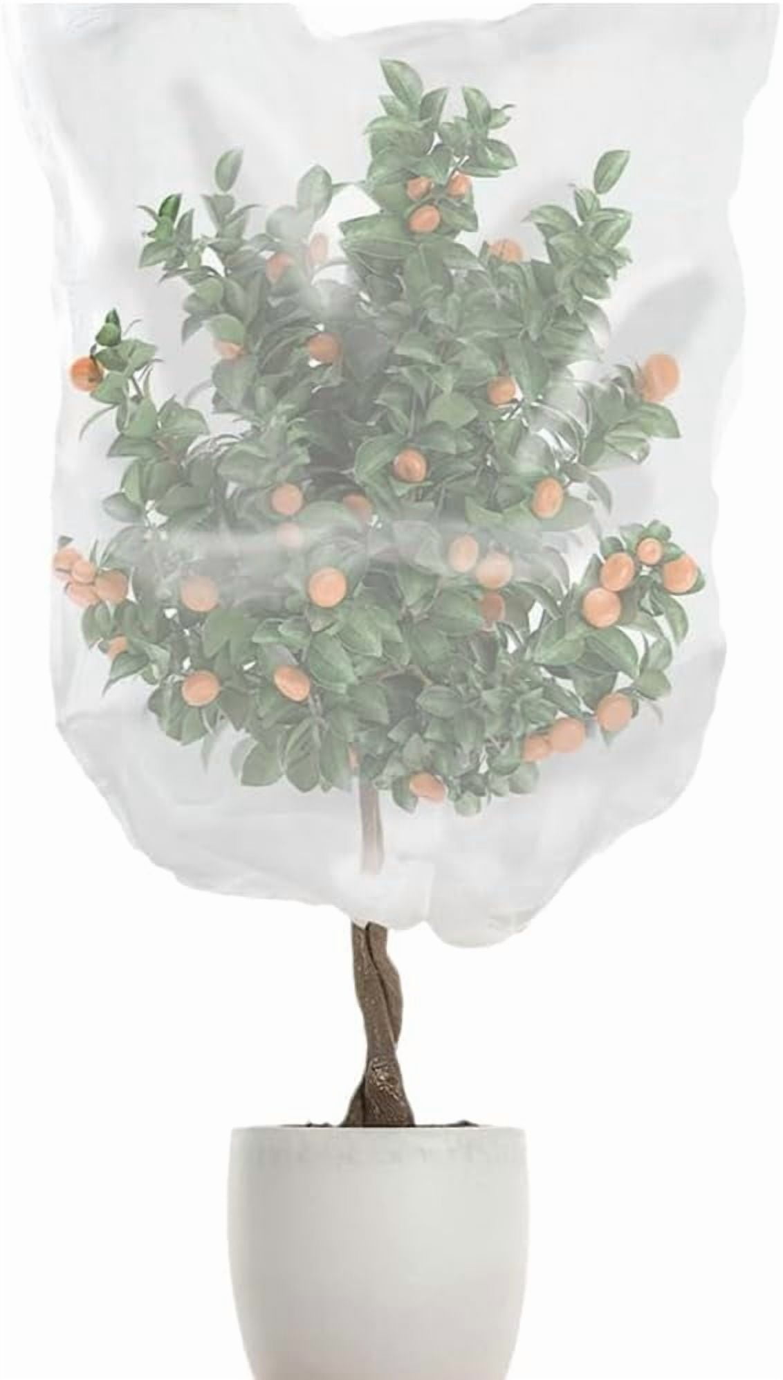 Fruit Tree Protection Net Gardening Plant Covers with Drawstring 3.28 x ...