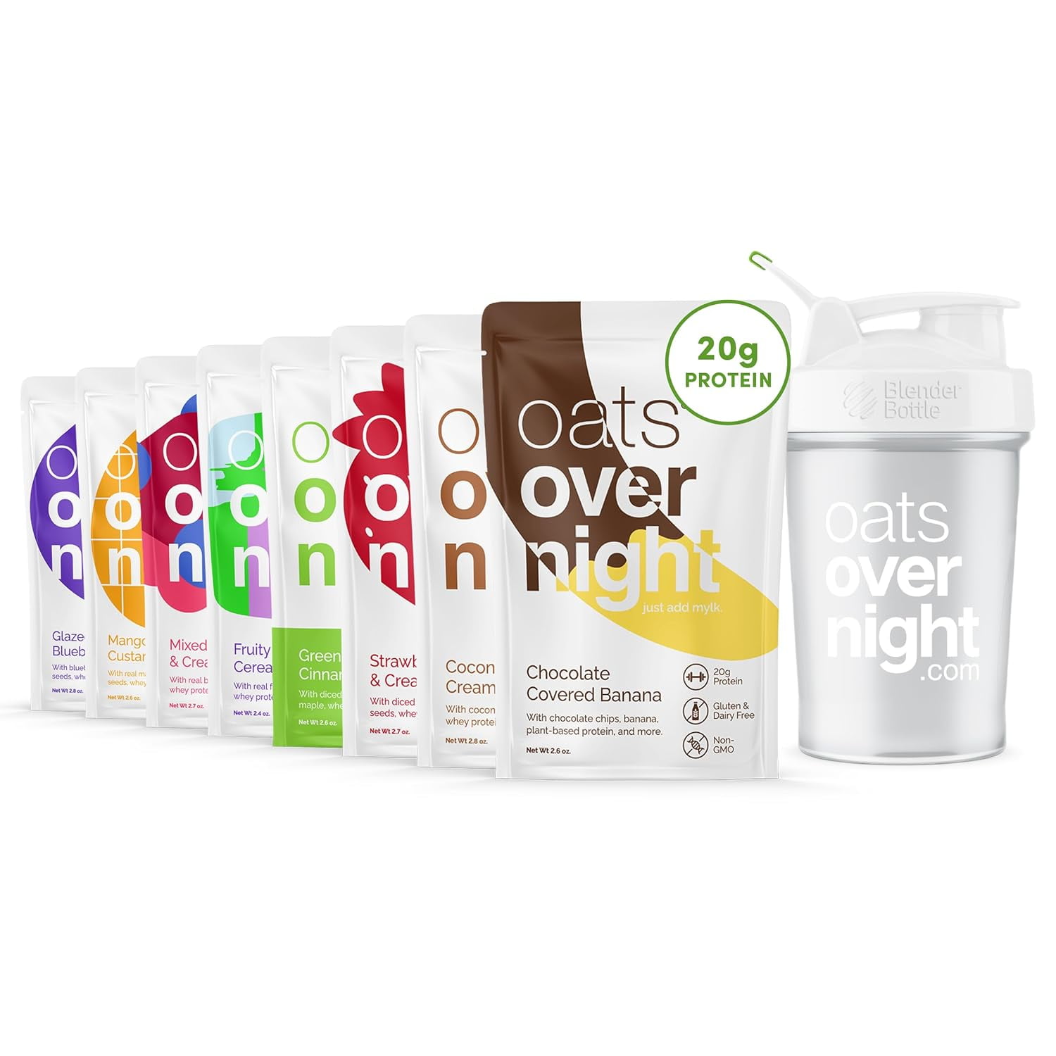 Fruit Variety Pack - High Protein, High Fiber Breakfast Protein Shake - Gluten Free, Non GMO ...