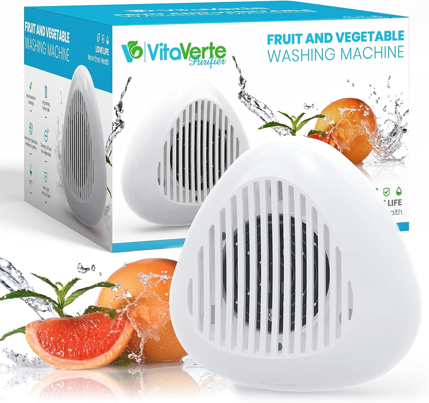 Fruit & Vegetable Cleaner Machine - Fruit Cleaner Device in Water ...