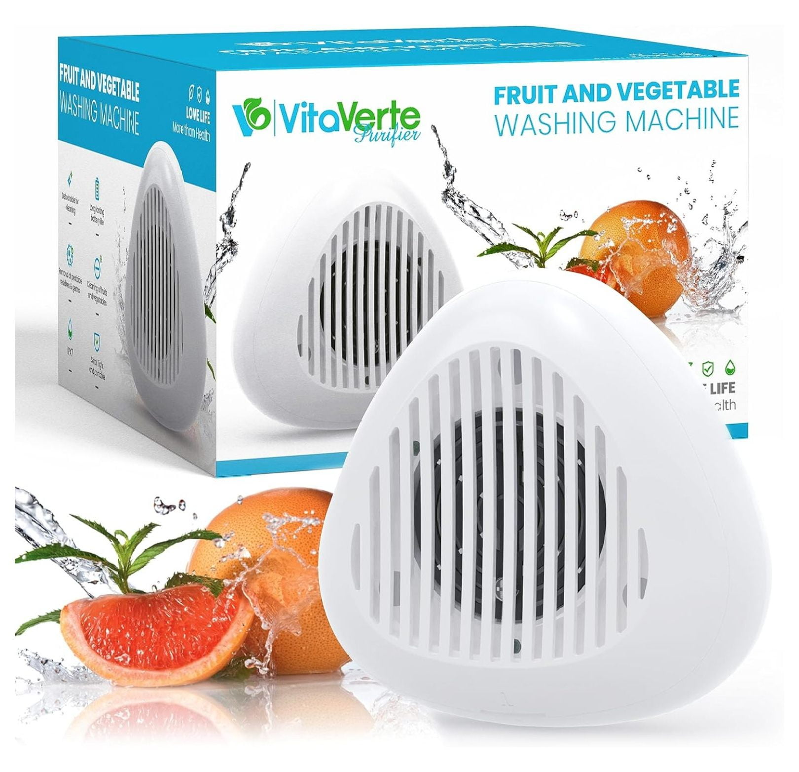 Fruit & Vegetable Cleaner Machine - Fruit Cleaner Device in Water ...