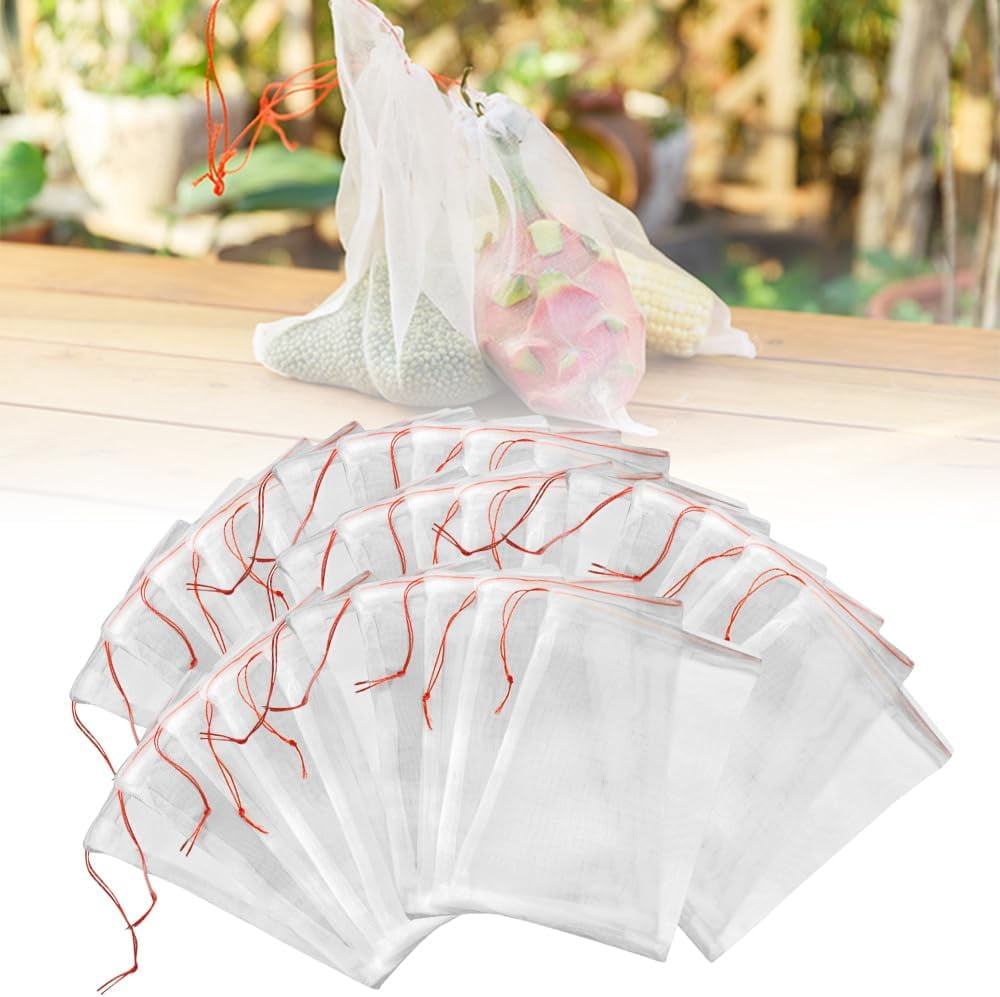 Fruit Vegetable Mesh Bag, 2025 New Fruit Protection Bags for Fruit ...