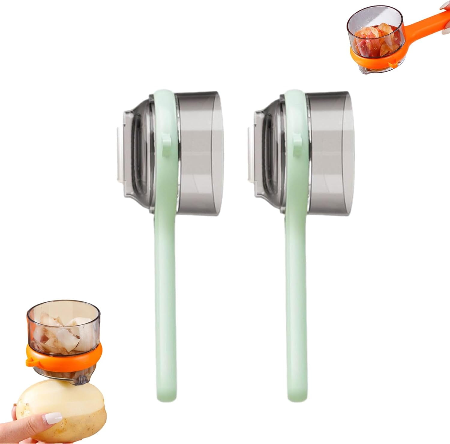 Fruit and Vegetable Peeler with Storage Box, Peeling Knife with Storage ...