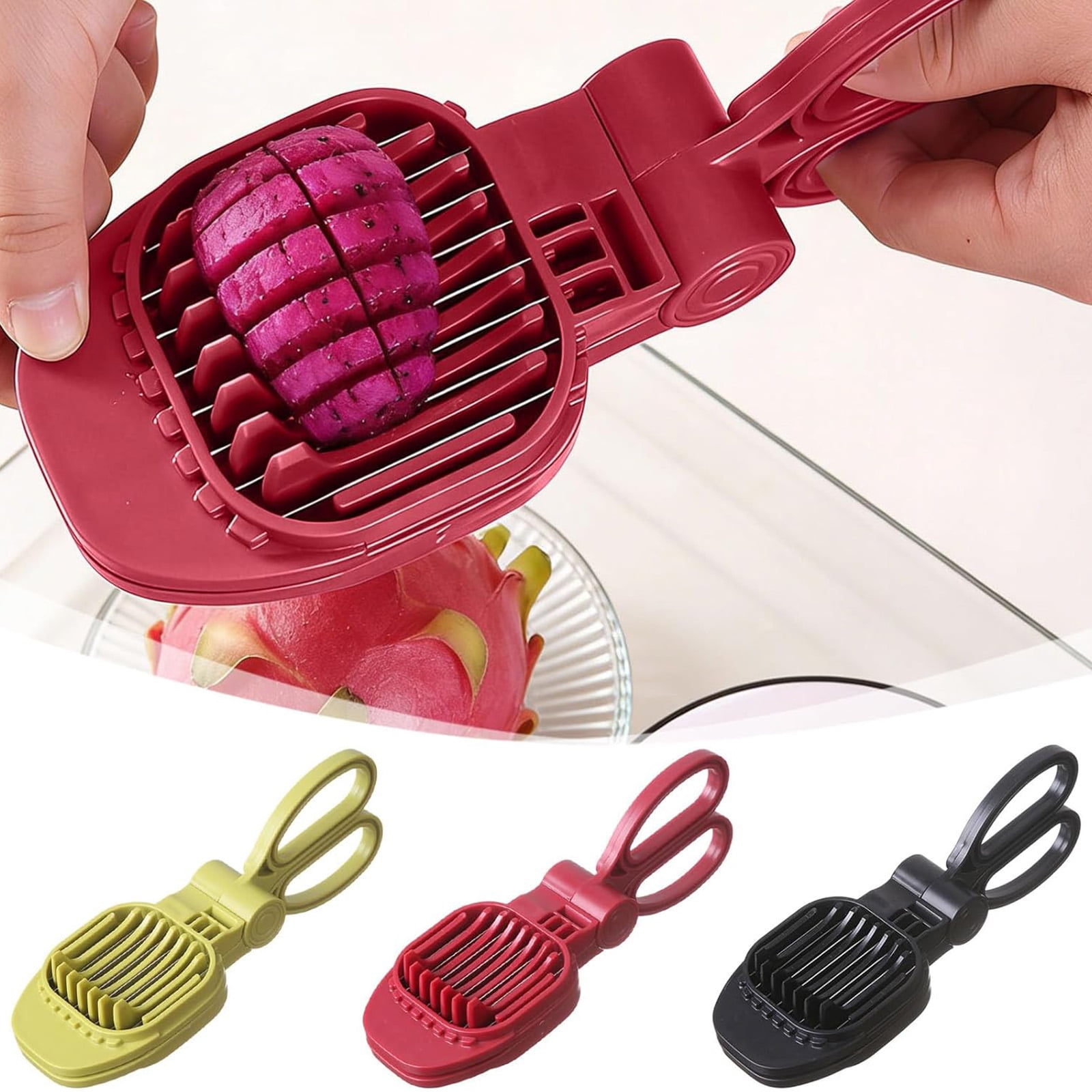 Fruit Vegetable Slicer, Fruit Cutter, Kitchen Food Slicer for Boiled ...