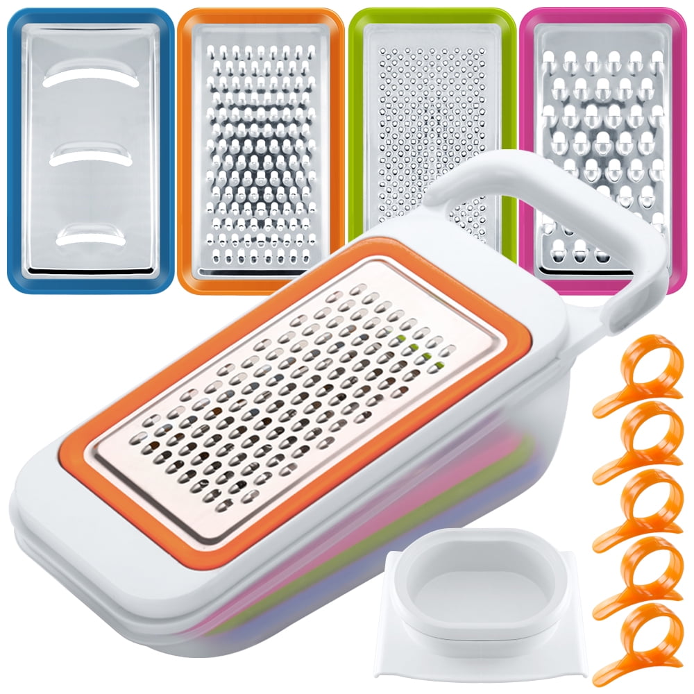 FineGood Fruit Vegetable Slicer Set, Stainless Steel Tool with Spiral ...