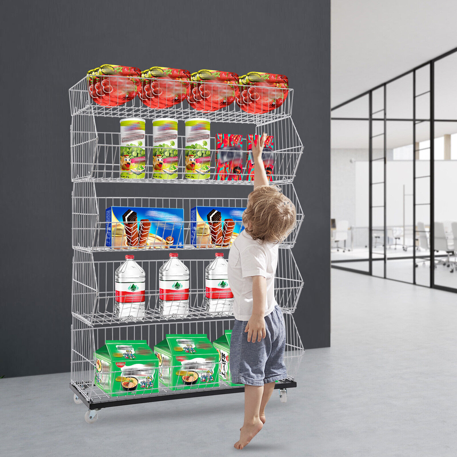 Fruit Vegetable Snack Basket To Store Fruits, Vegetables, Toys, Books ...