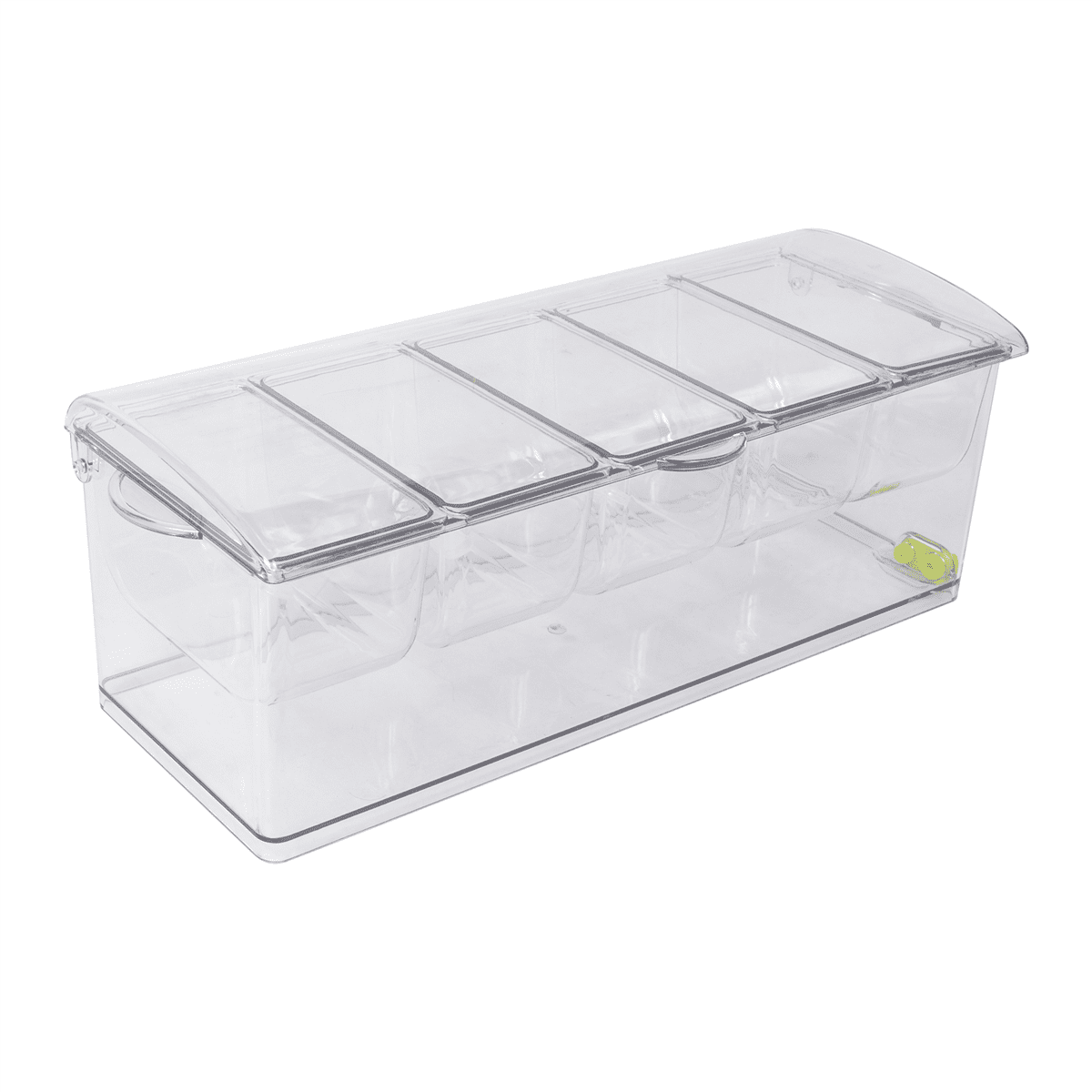 Fruit Vegetable Spice Container with Lid, Plastic Ingredient Container ...