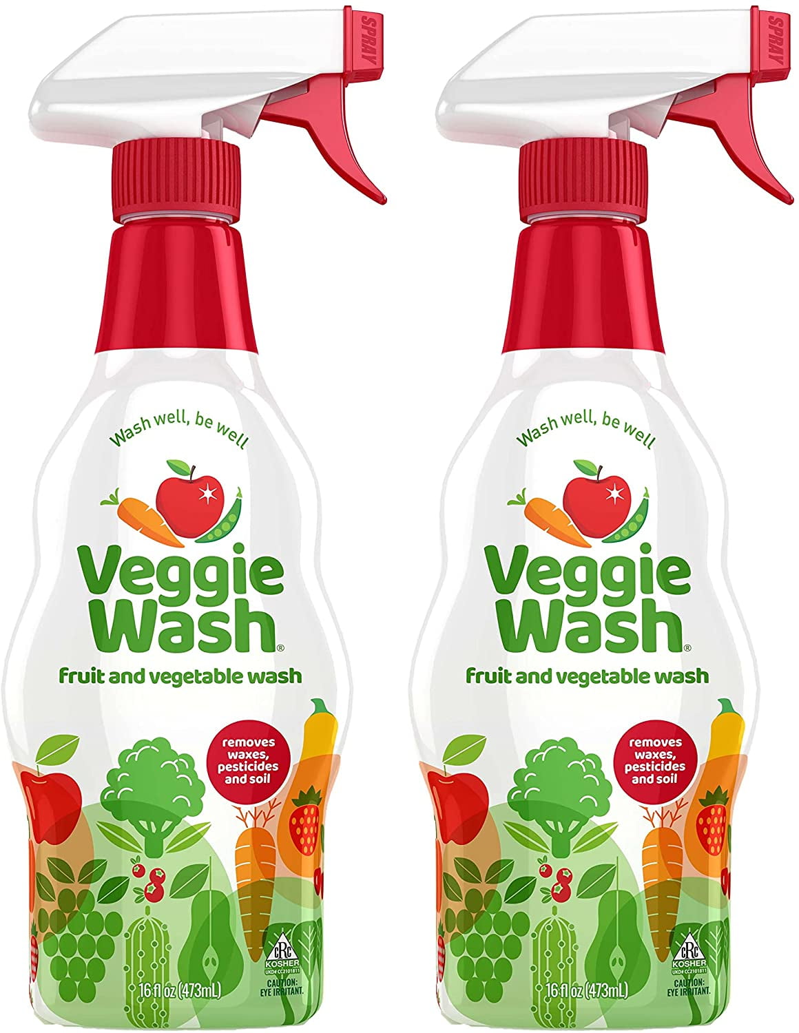 Fruit & Vegetable Wash, Produce Wash and Cleaner, 16-Fluid Ounce, Pack ...
