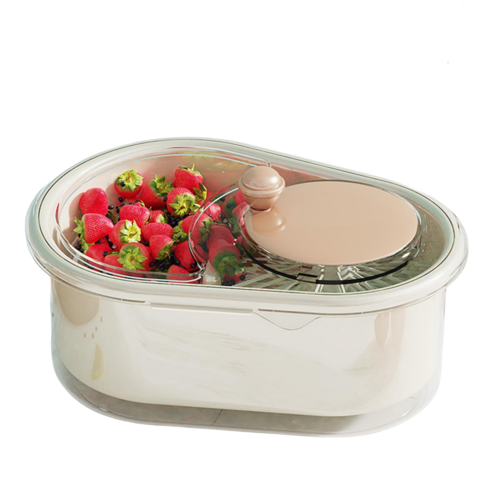 Fruit & Vegetable Washer Spinner Bowl machine with Brush - 720° Vortex ...